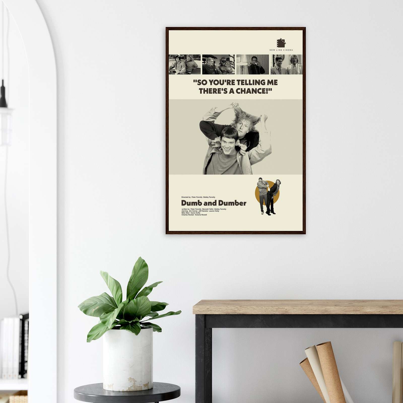 Dumb And Dumber Movie Poster, Vintage Movie Poster, Full-Size Poster ...