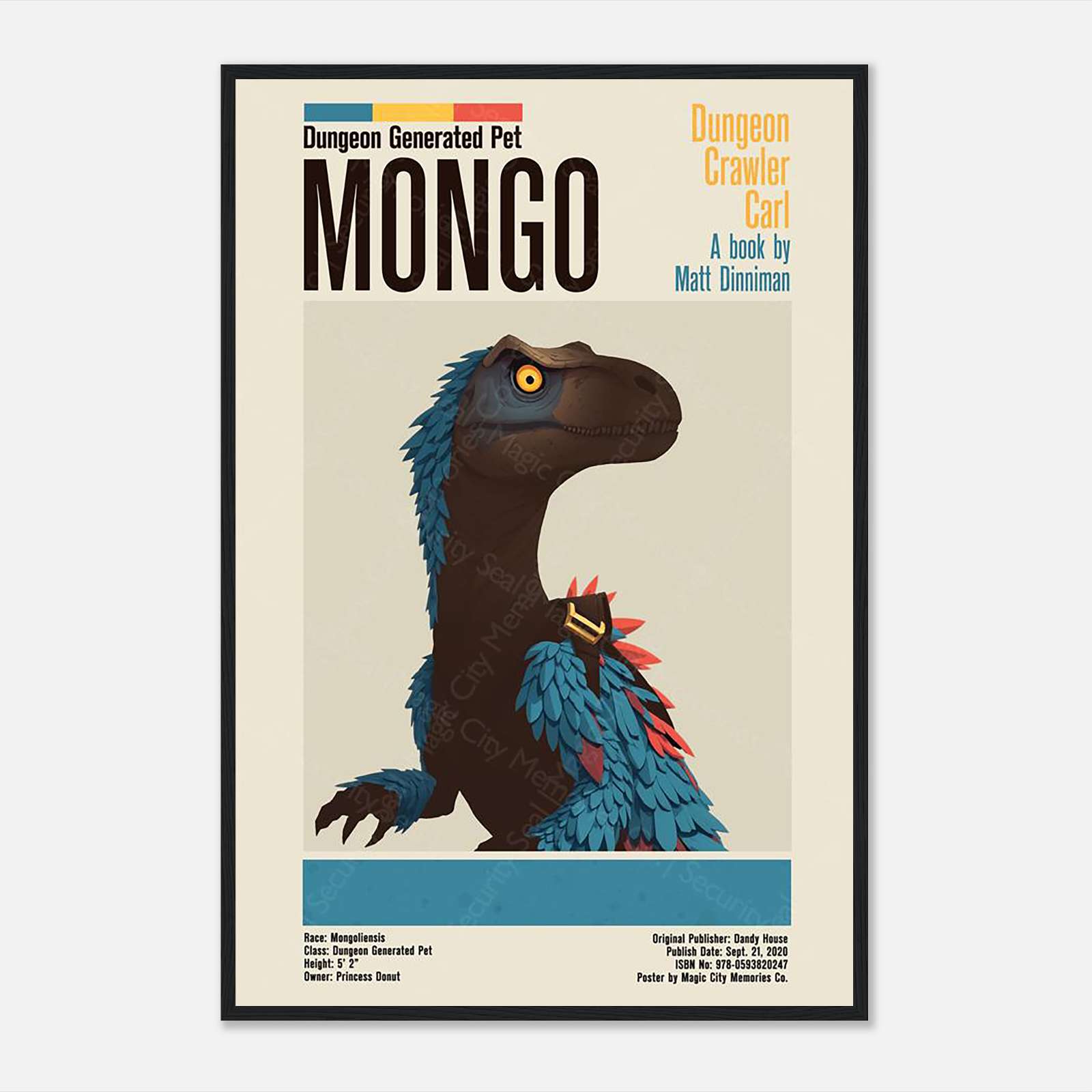 Dungeon Crawler Carl Profile Poster, Mongo Dungeon Crawler Carl, Full ...