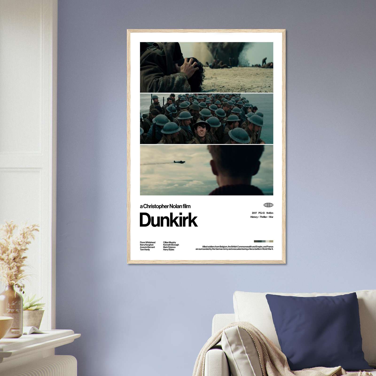 Dunkirk Movie Poster, Dunkirk Poster, Modern Movie Poster, Full-Size ...