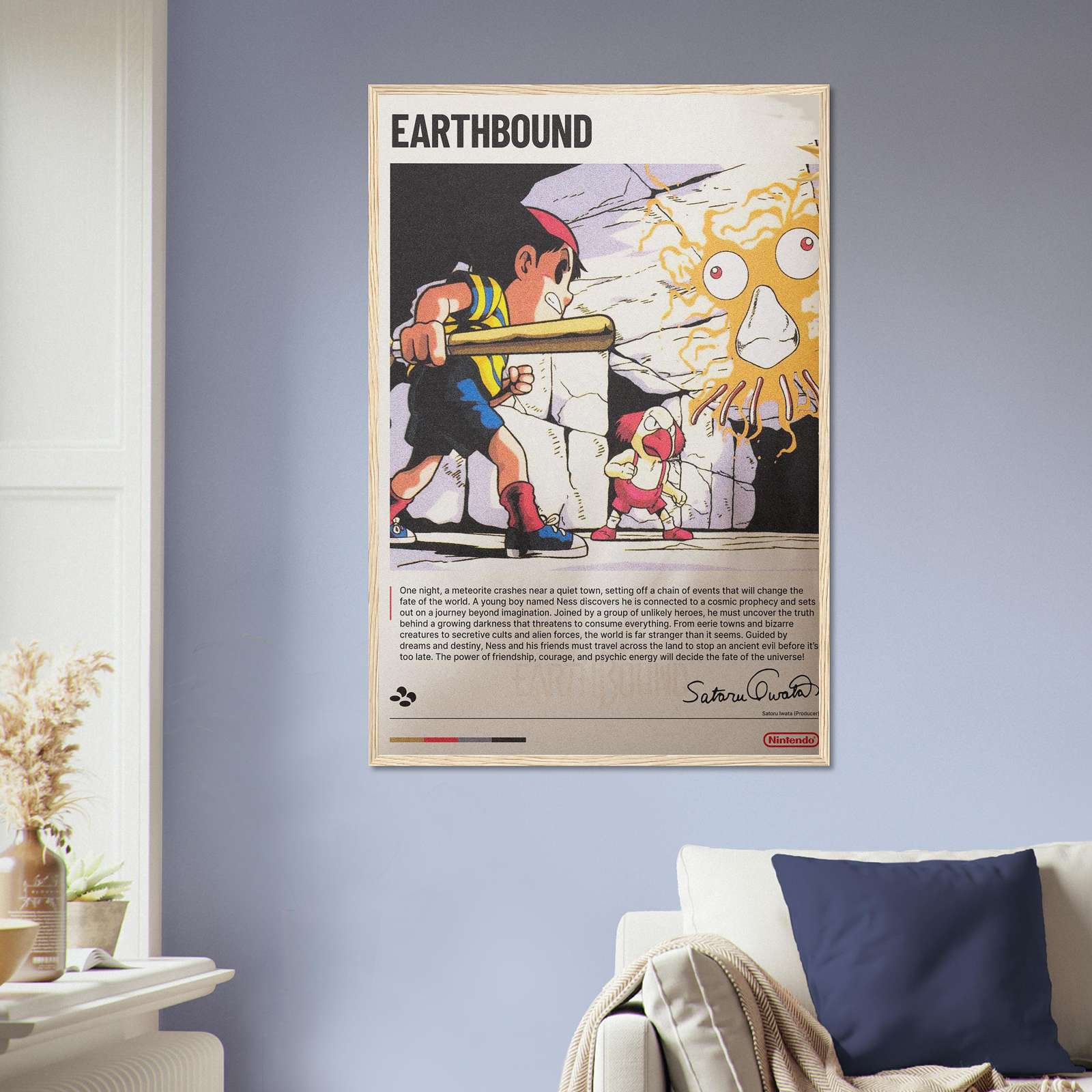 Earthbound Poster, Gaming Poster, Full-Size Poster, Ready to Hang ...