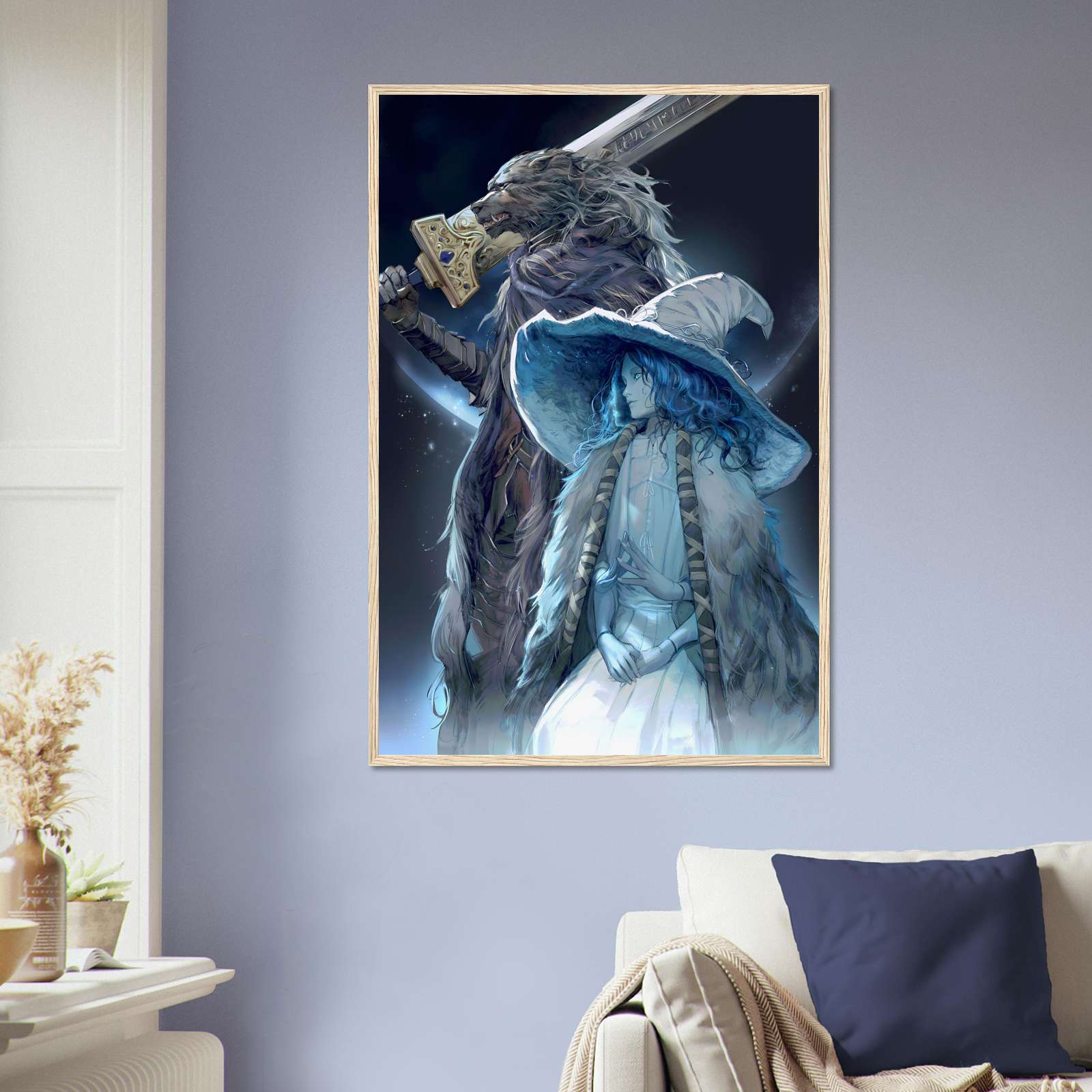 Elden Ring Poster, Elden Ring Ranni And Blaid Poster, Full-Size Poster ...