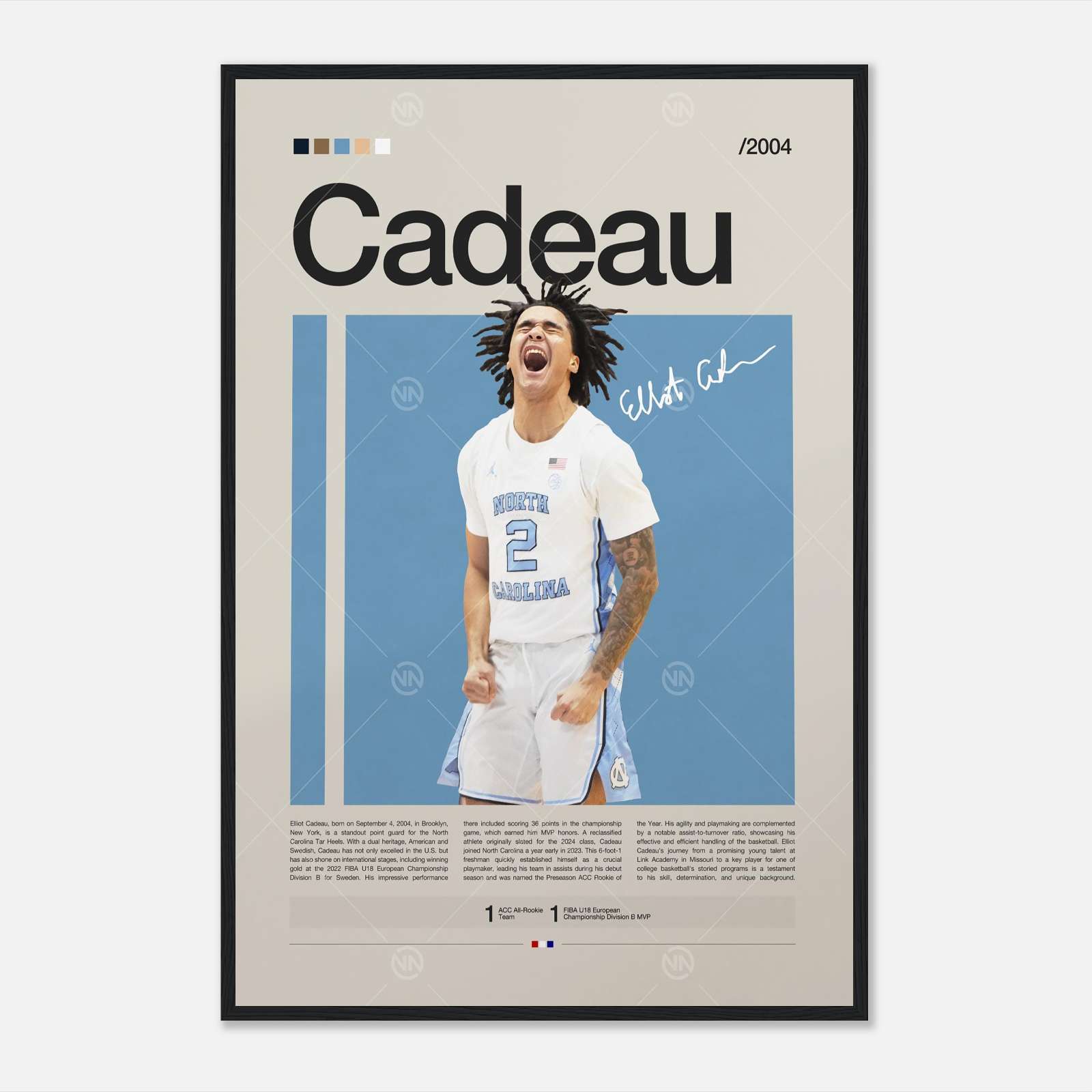 Elliot Cadeau Poster, Sports Poster, Baseball Player Poster, Full-Size ...