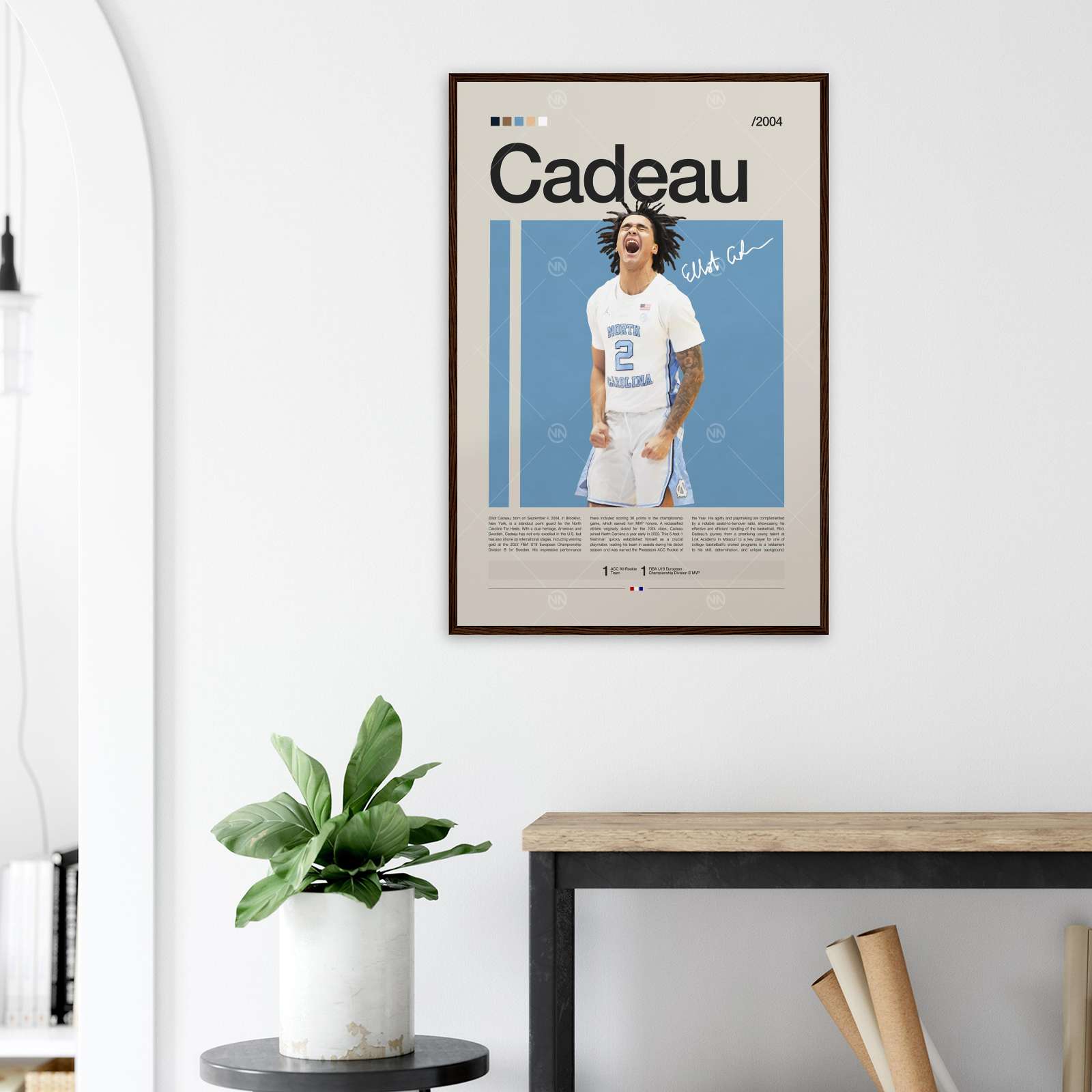 Elliot Cadeau Poster, Sports Poster, Baseball Player Poster, Full-Size ...