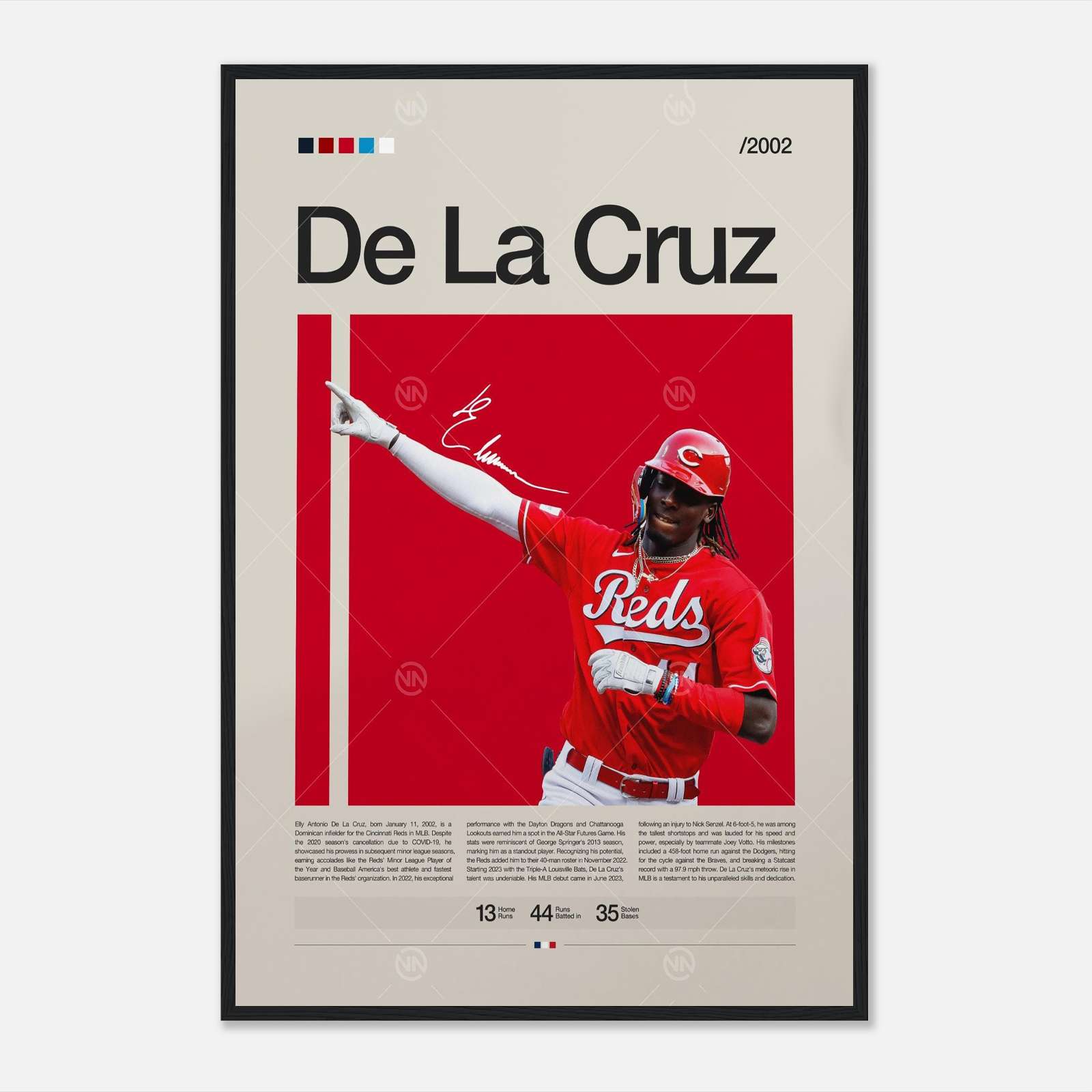 Elly De La Cruz Poster, Full-Size Poster, Ready to Hang - Citiesbox