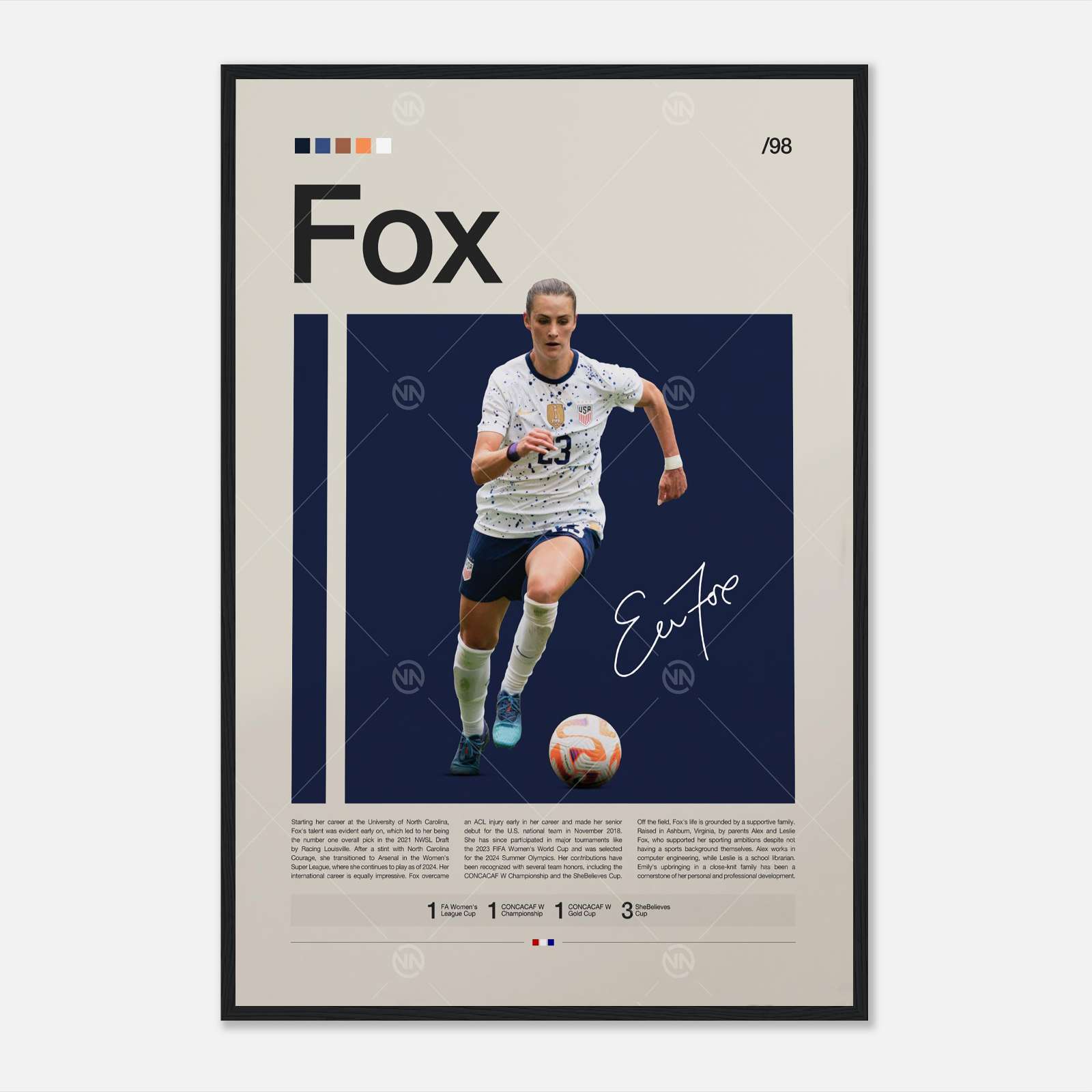 Emily Fox Poster, Sports Poster, Football Poster, Full-Size Poster ...