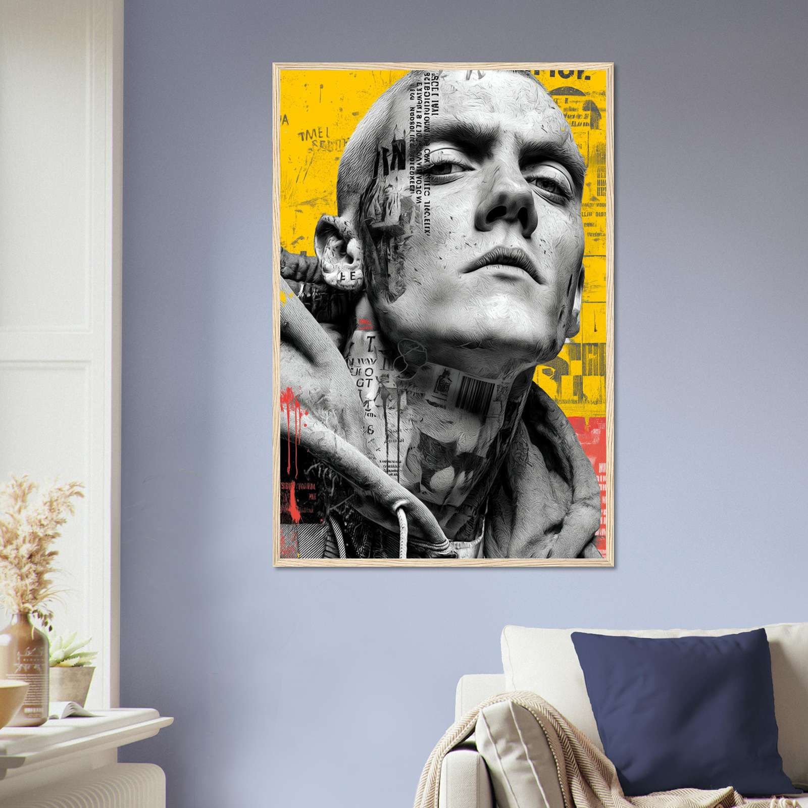 Eminem Poster, Rap Icon Poster, Music Poster, Full-Size Poster, Ready ...