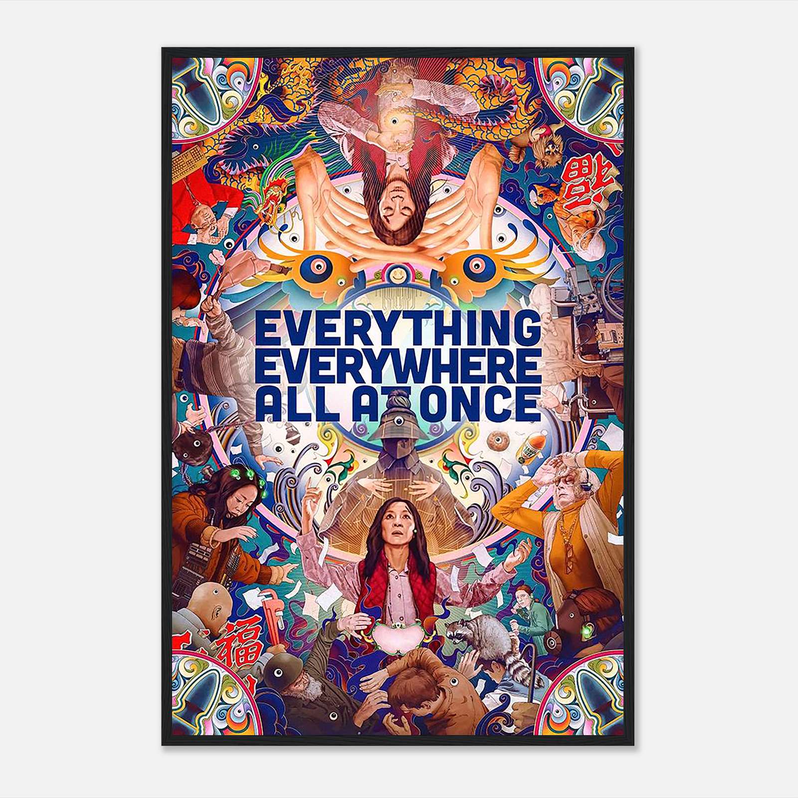 Everything Everywhere All At Once Movie Poster, Sci Fi Movie Poster ...