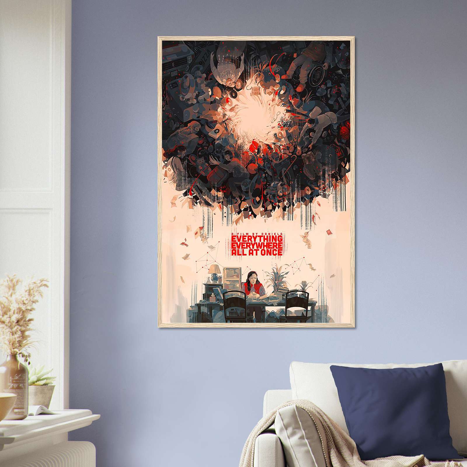 Everything Everywhere All At Once Movie Poster, Sci Fi Movie Poster ...