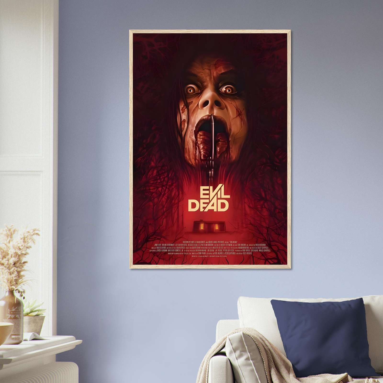 Evil Dead Remake Movie Poster, Horror Movie Poster, Film Poster, Full ...