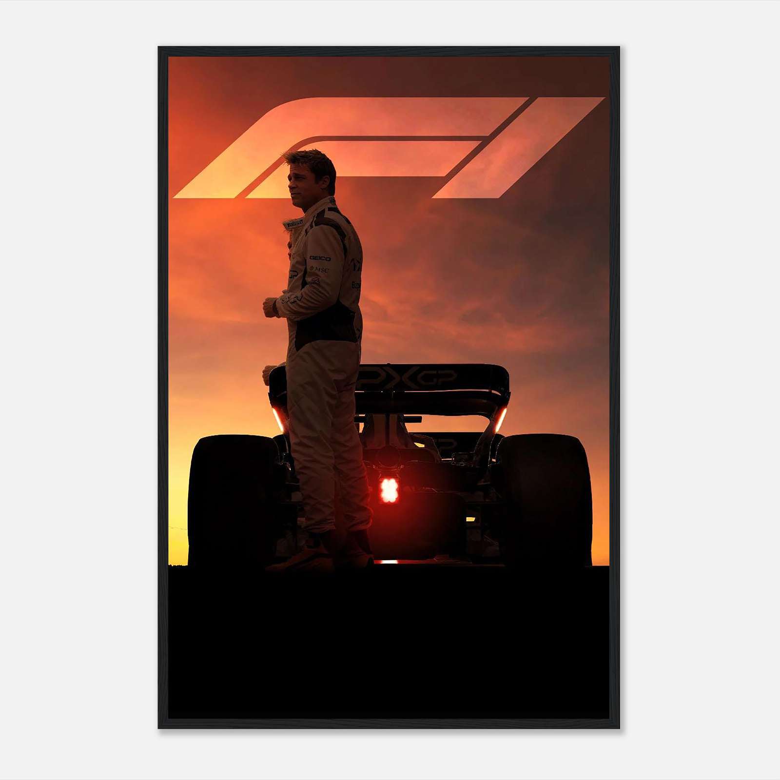 F1 The Movie Cinematic Poster, Formula 1 Brad Pitt Racing Film, Full ...