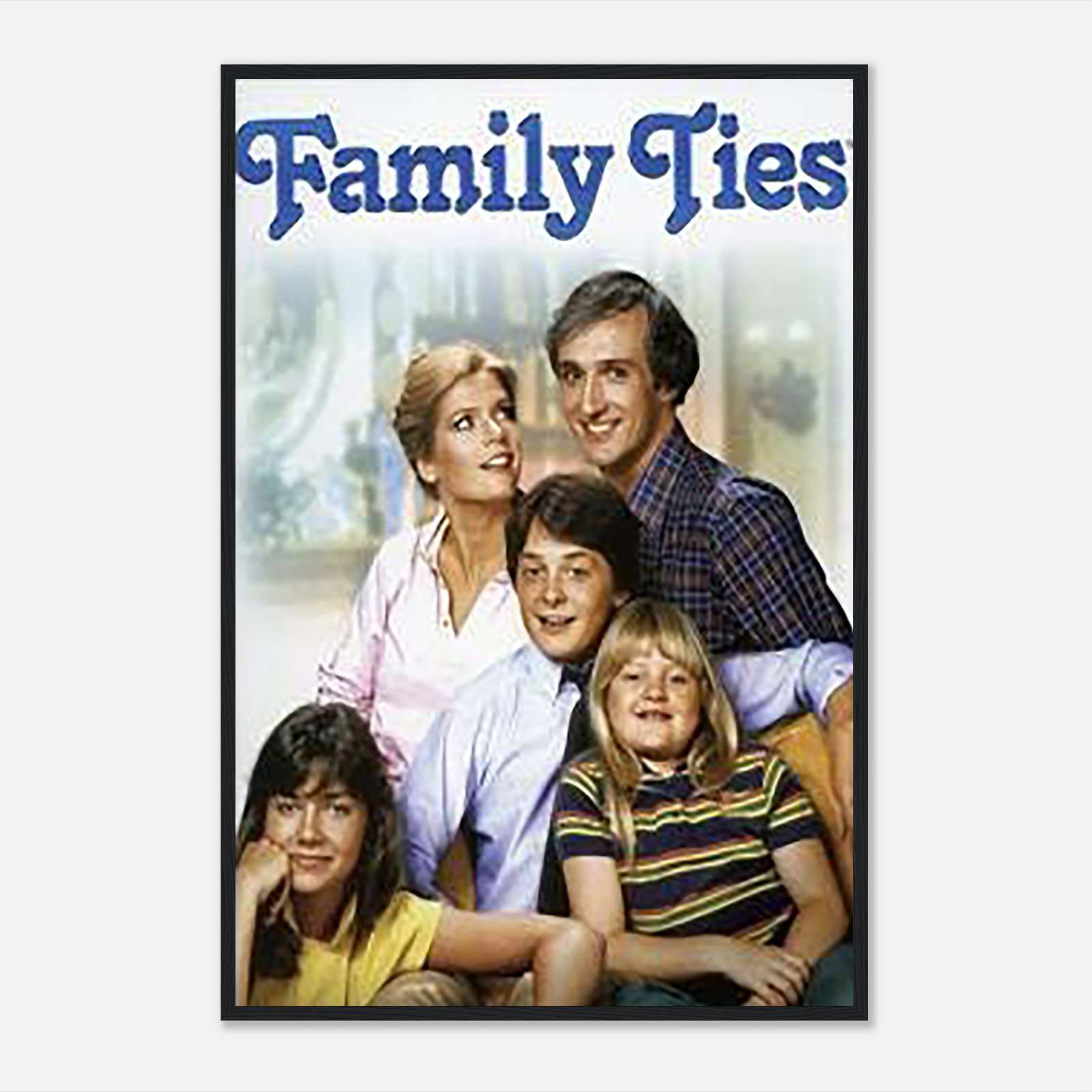 Family Ties Tv Series Poster, Vintage Tv Series Poster, Full-Size ...