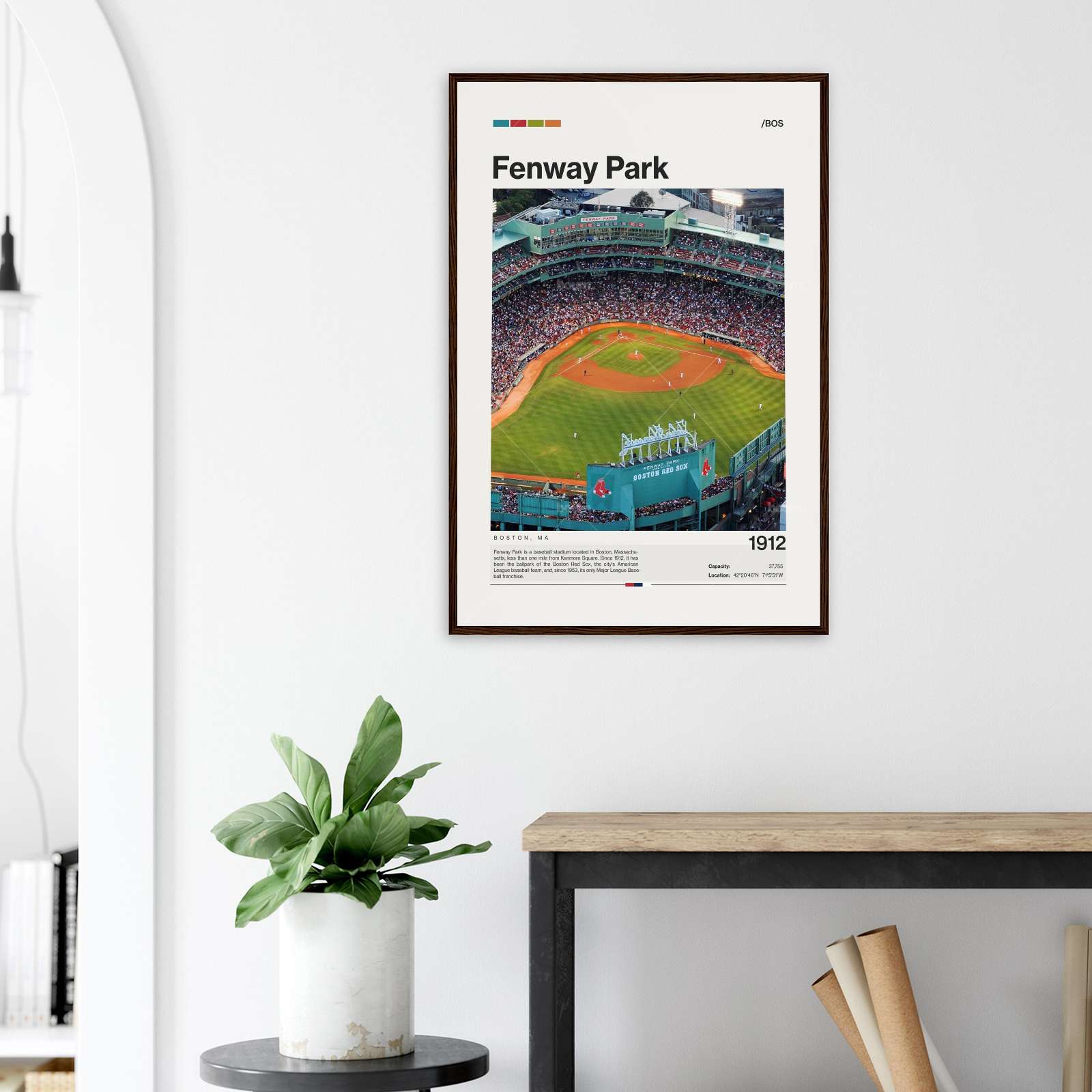 Fenway Park Poster, Full-Size Movie Poster, Ready to Hang - Citiesbox