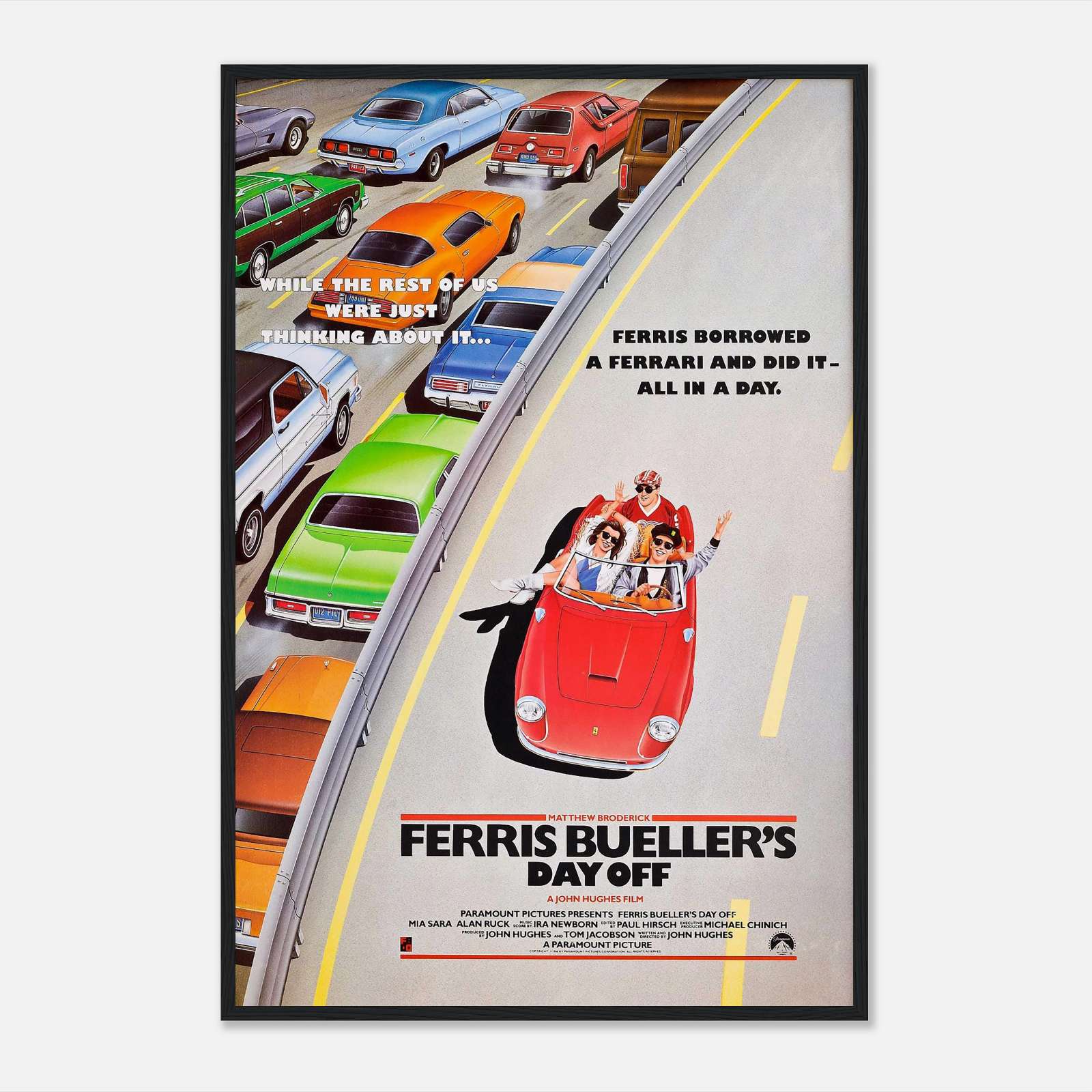 Ferris Bueller'S Day Off Movie Poster, Full-Size Movie Poster, Ready to ...
