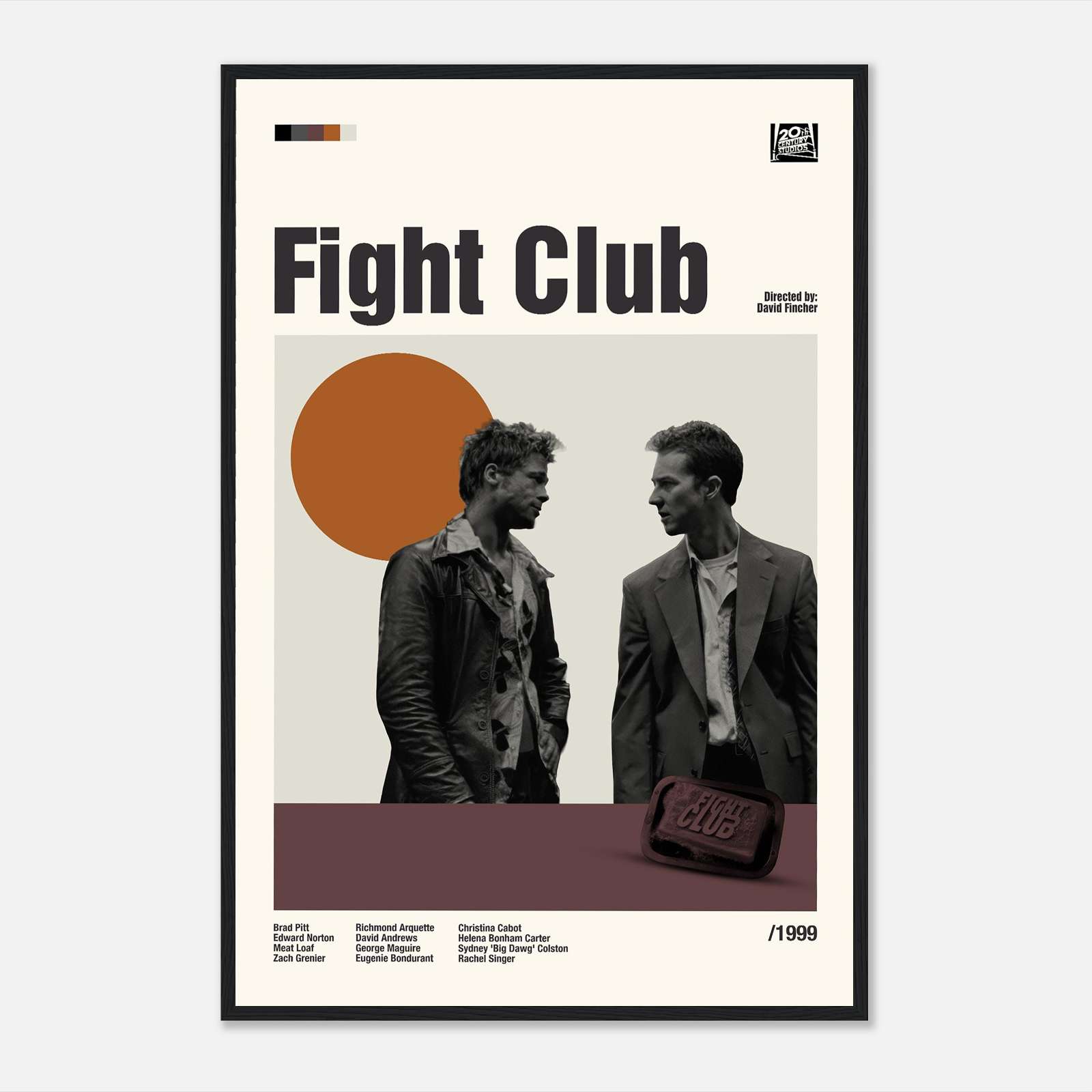 Fight Club Movie Poster, Fight Club Film Poster, Classic Movie Poster ...
