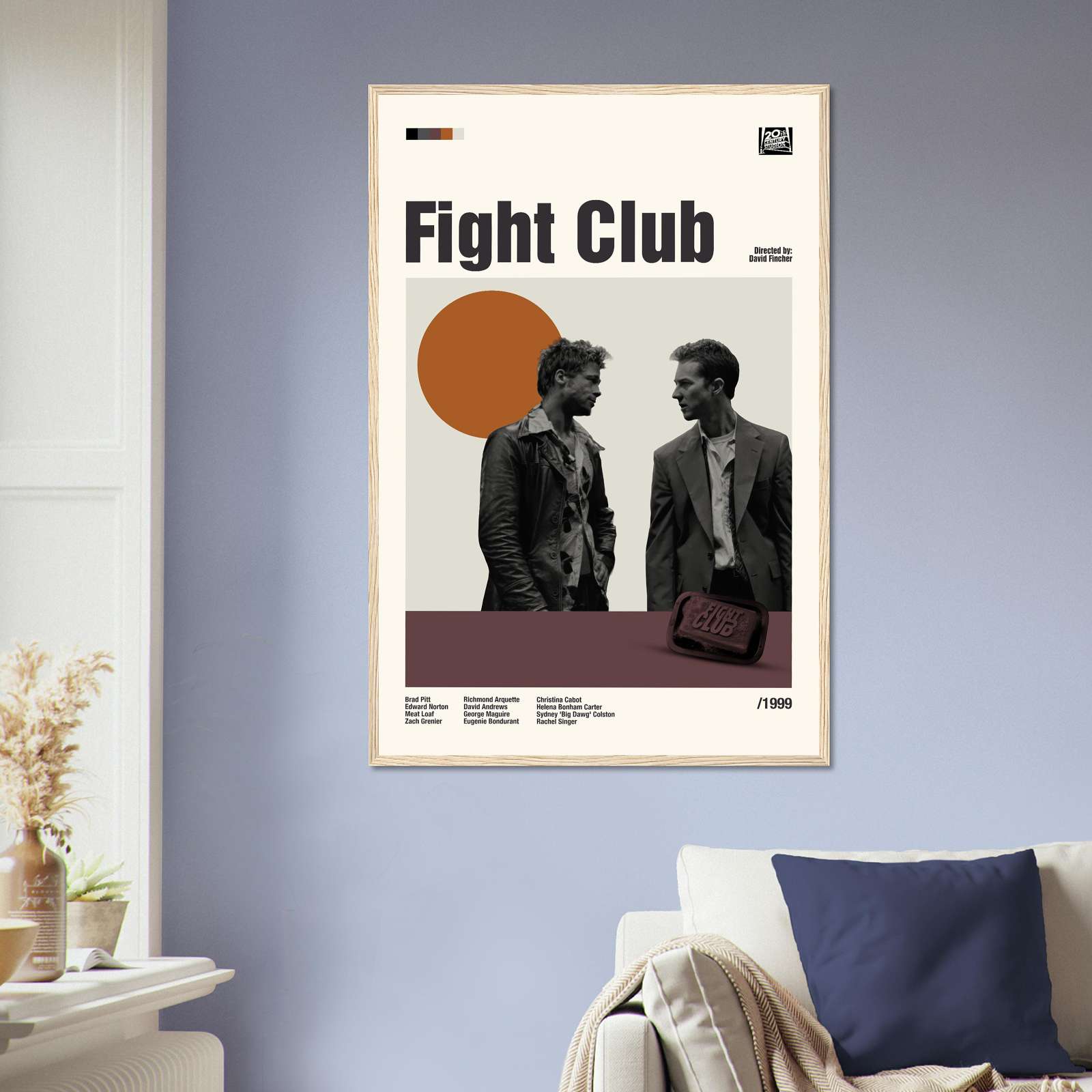 Fight Club Movie Poster, Fight Club Film Poster, Classic Movie Poster ...