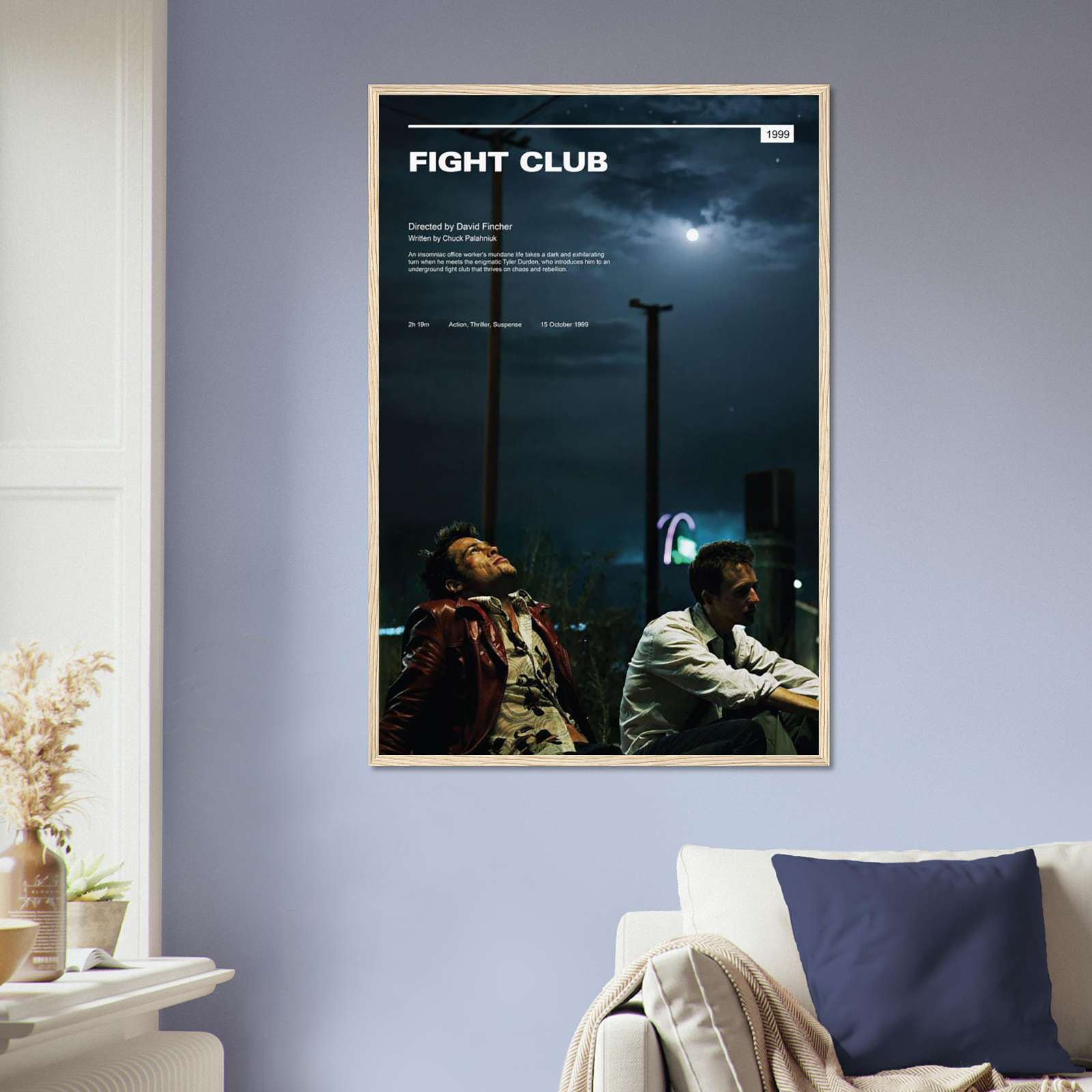 Fight Club Movie Poster, Full-Size Movie Poster, Ready to Hang - Citiesbox
