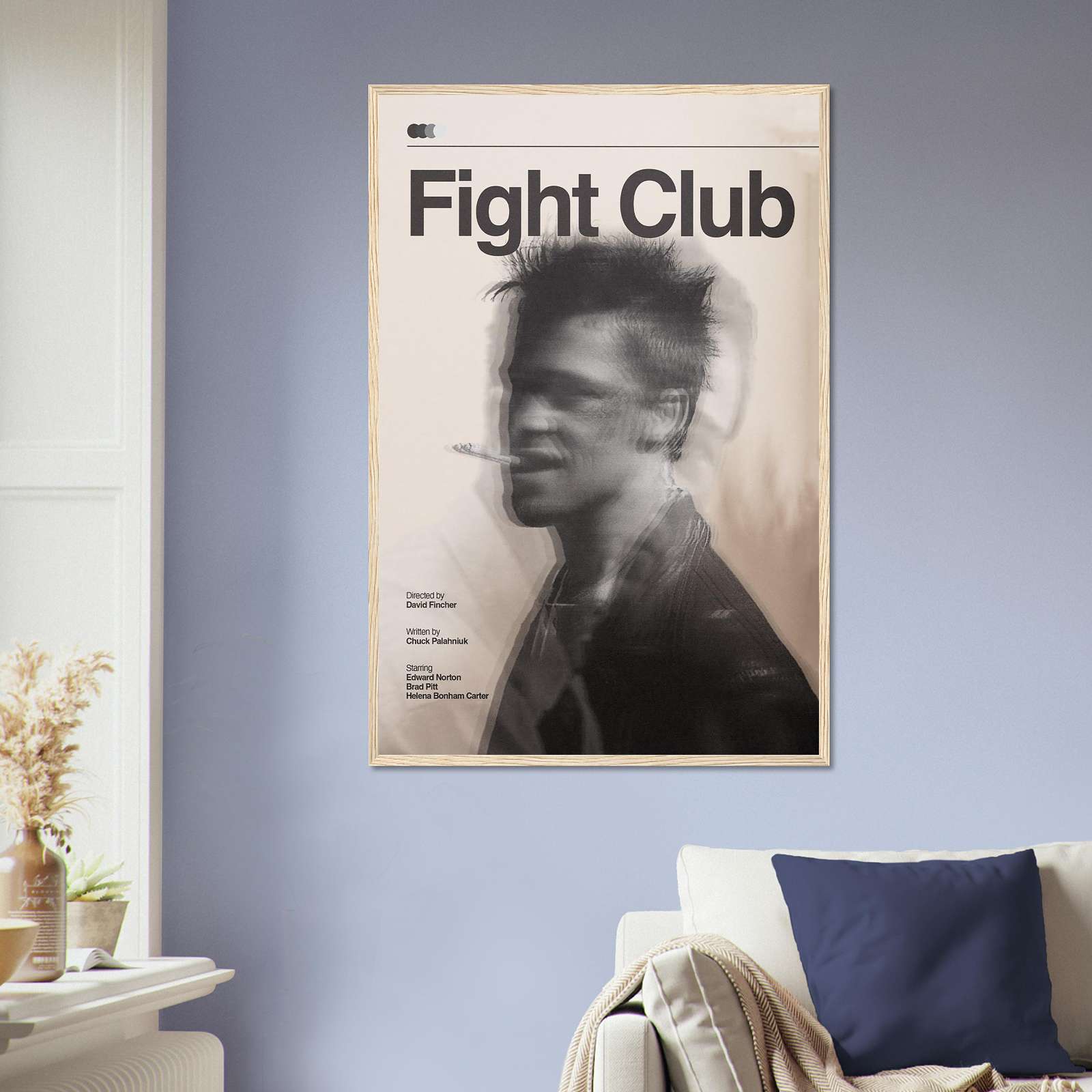 Fight Club Movie Poster, Vintage Poster, Classic Poster, Film Poster ...
