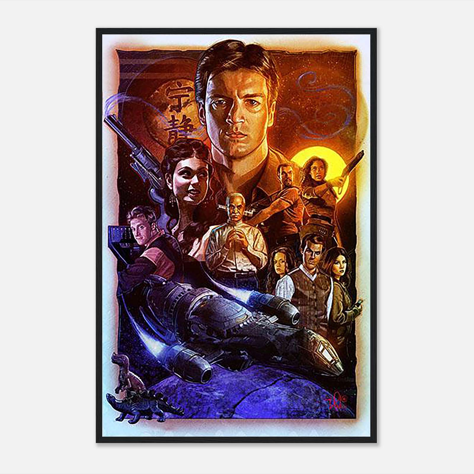 Firefly Tv Series Poster, Cult Classic Sci-Fi Wall Art, Full-Size Poster, Ready to Hang - Citiesbox