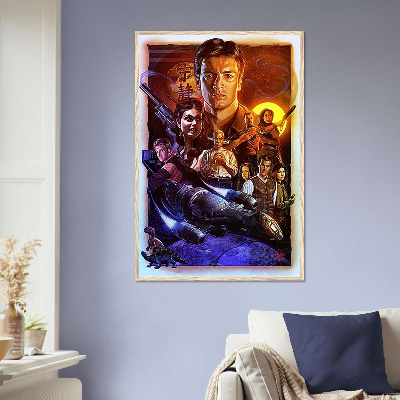 Firefly Tv Series Poster, Cult Classic Sci-Fi Wall Art, Full-Size ...