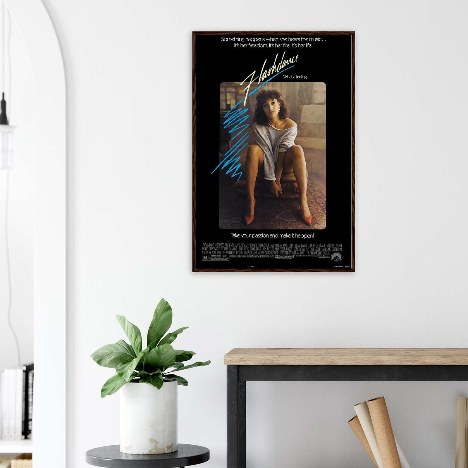Flashdance Movie Poster, Vintage Movie Poster, Full-Size Poster, Ready ...