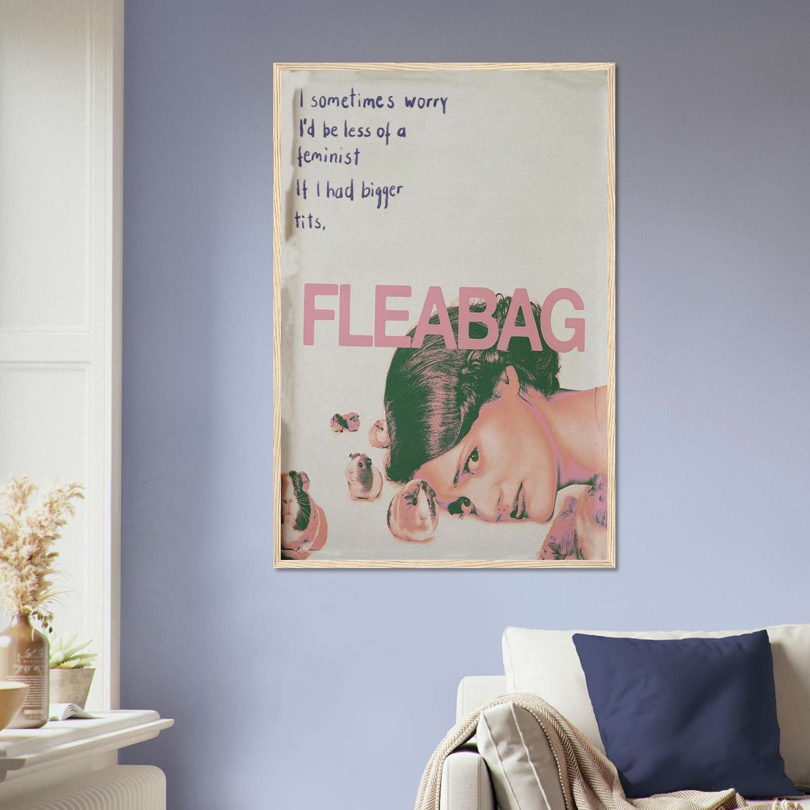 Fleabag Tv Show Poster Abstract Art Print Tv Show Poster Modern Wall ...