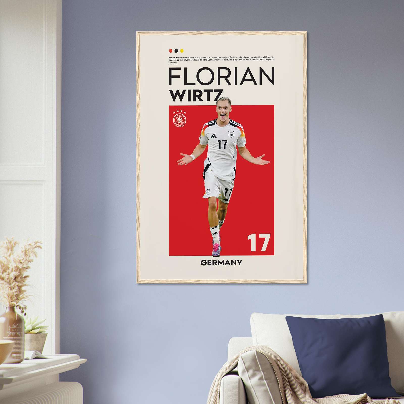 Florian Wirtz Poster, Florian Wirtz Print, Sports Poster, German ...
