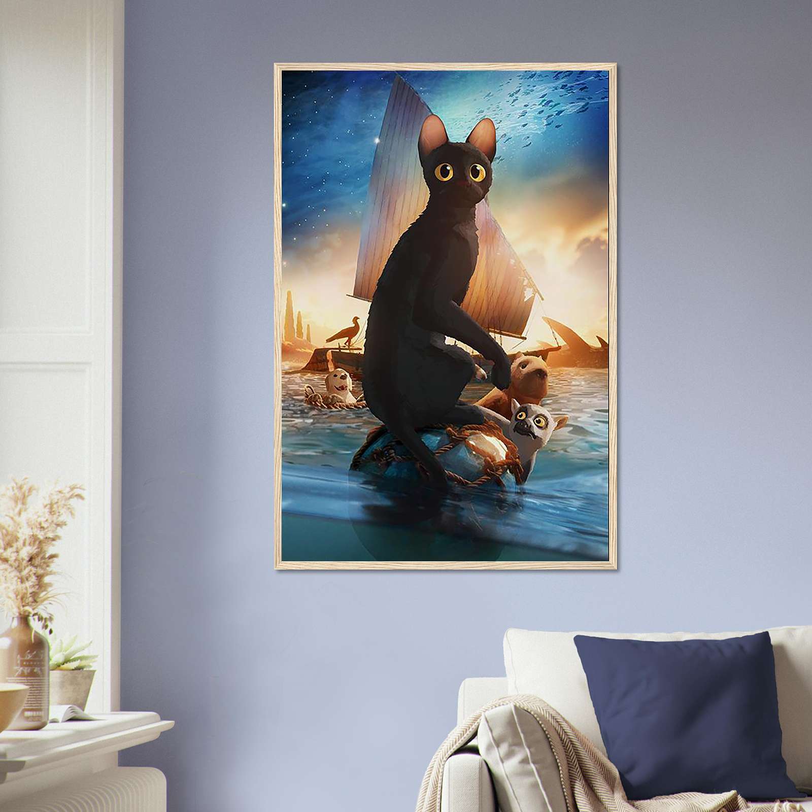 Flow Movie Poster, Full-Size Movie Poster, Ready to Hang - Citiesbox