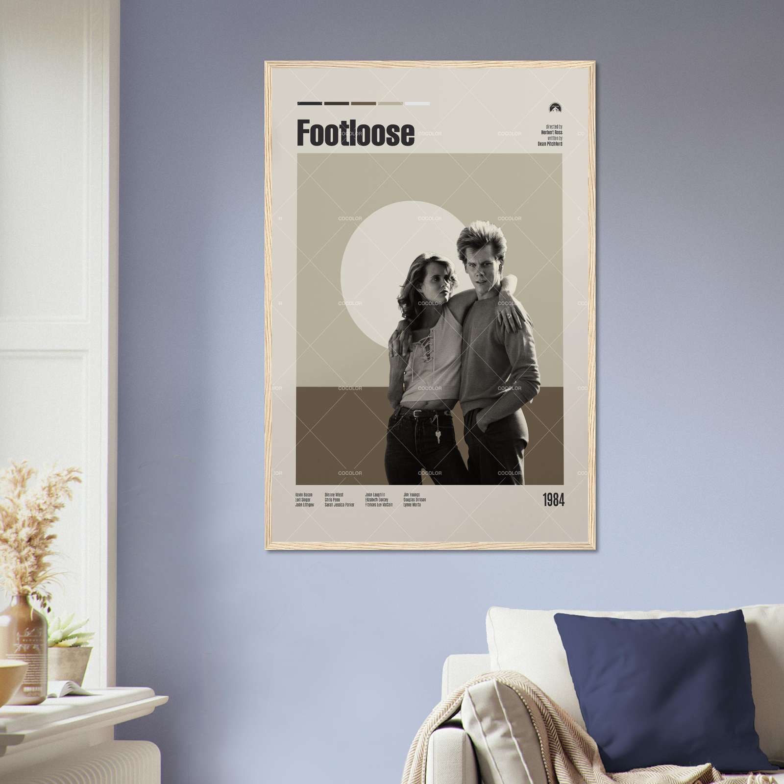Footloose Movie Poster, Vintage Movie Poster, Retro Tv Show Poster ...