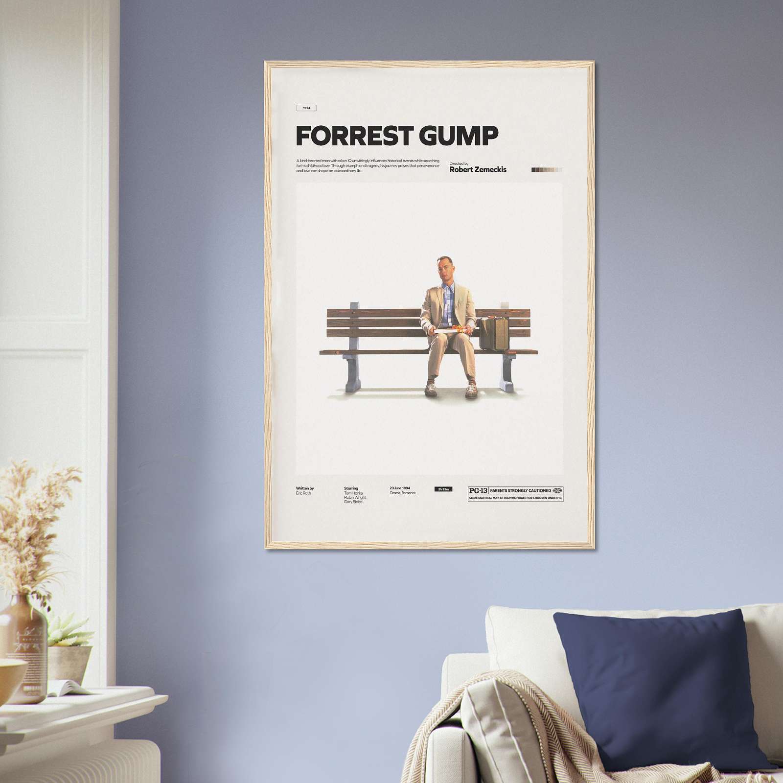 Forrest Gump Movie Poster, Forrest Gump Poster, Vintage Movie Poster ...