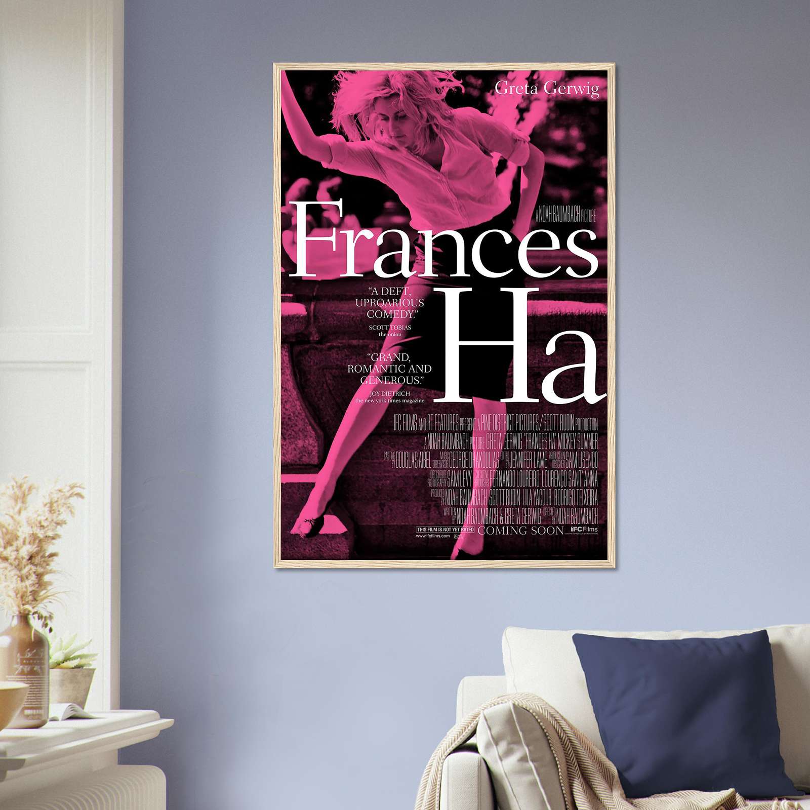 Frances Ha Movie Poster, Vintage Classic Movie Poster, Full-Size Poster ...