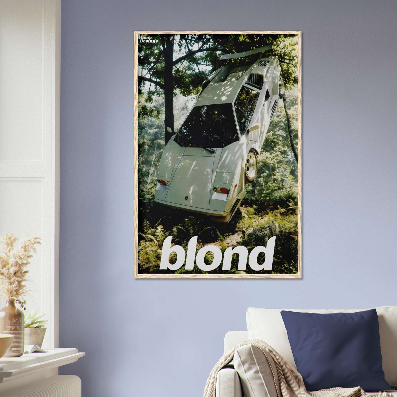 Frank Ocean Poster, Blond Album Cover Poster Poster, Music Poster, Full ...