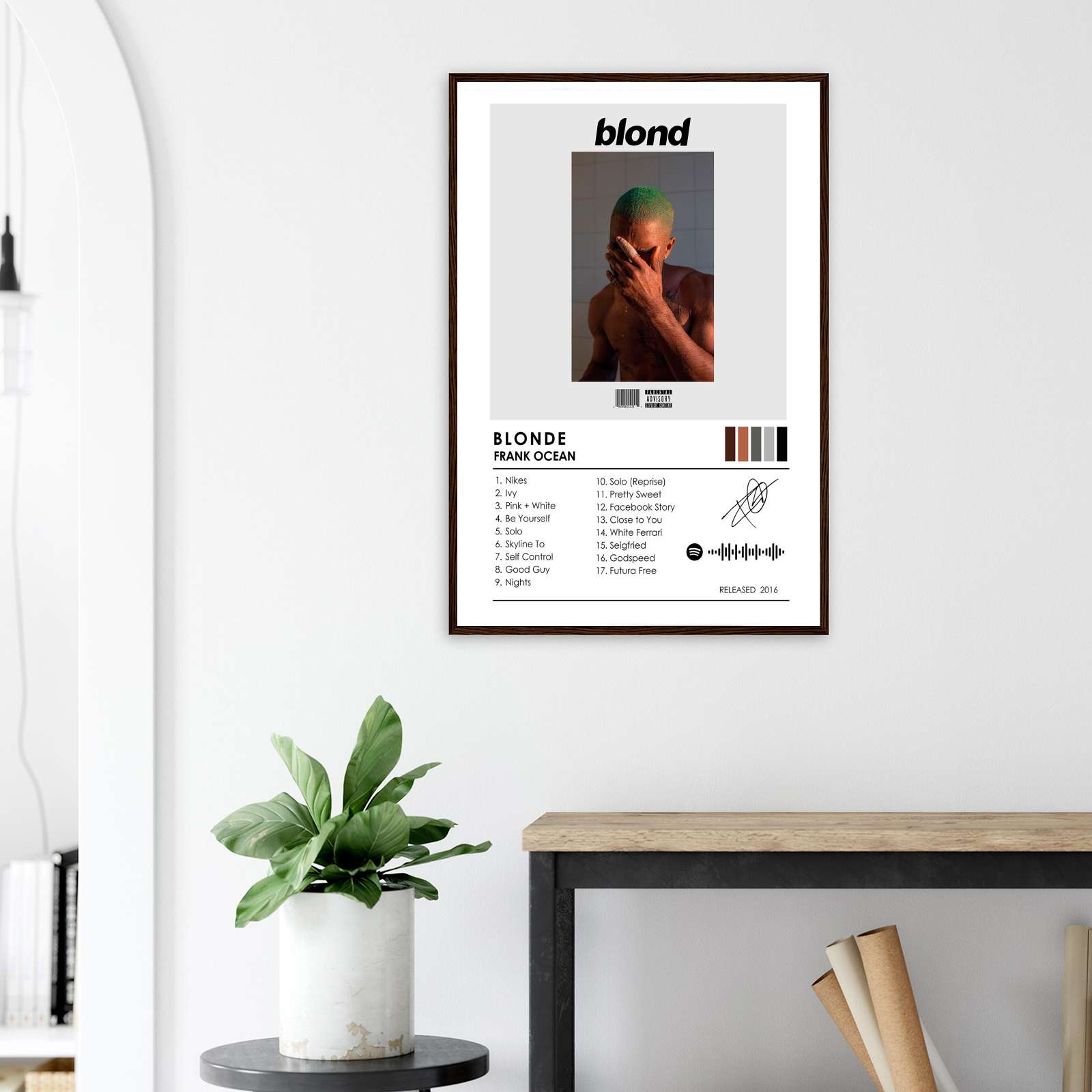 Frank Ocean Poster, Blonde Album Poster, Full-Size Poster, Ready to ...