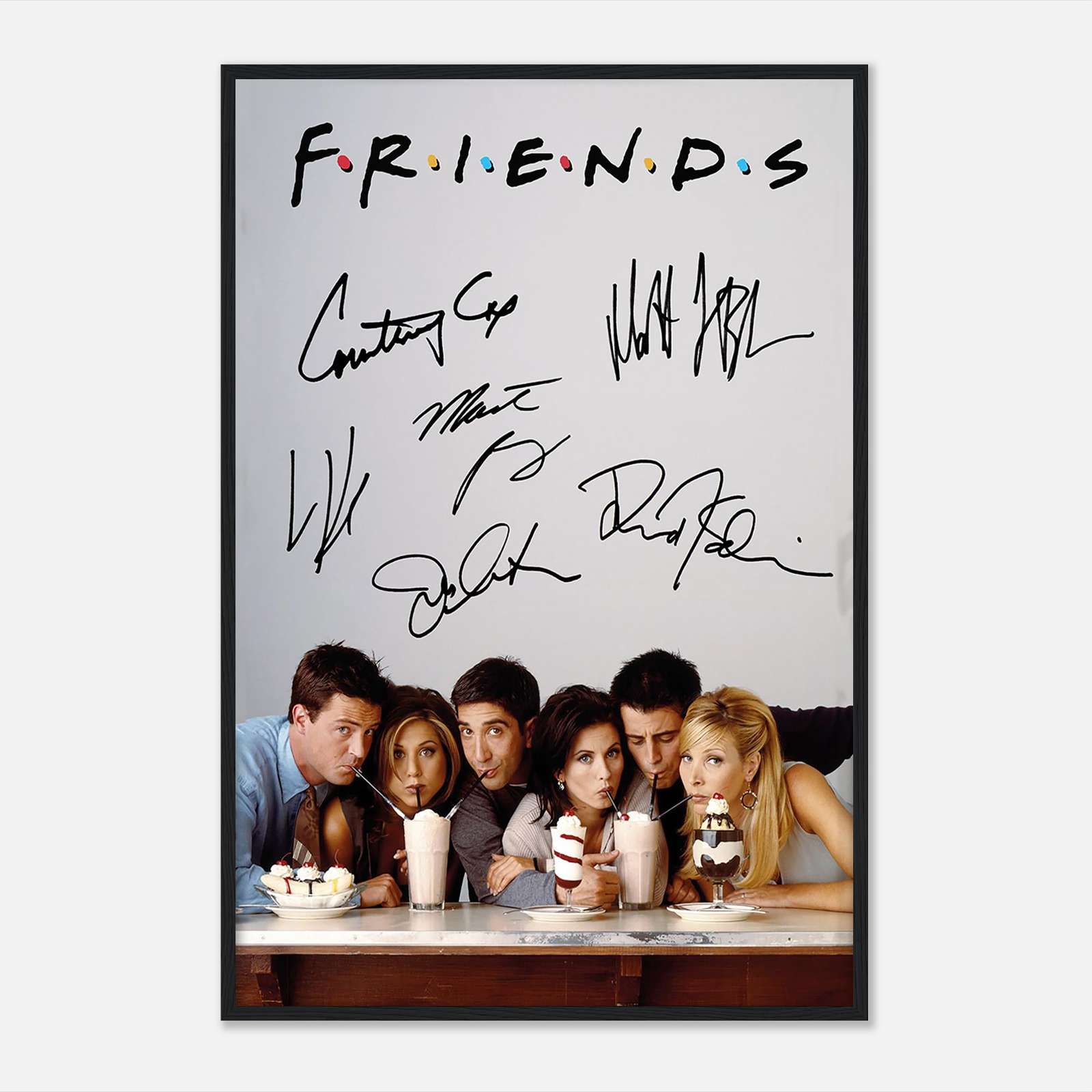 Friends Tv Series Poster, Friends Tv Show Poster, Vintage Tv Series ...