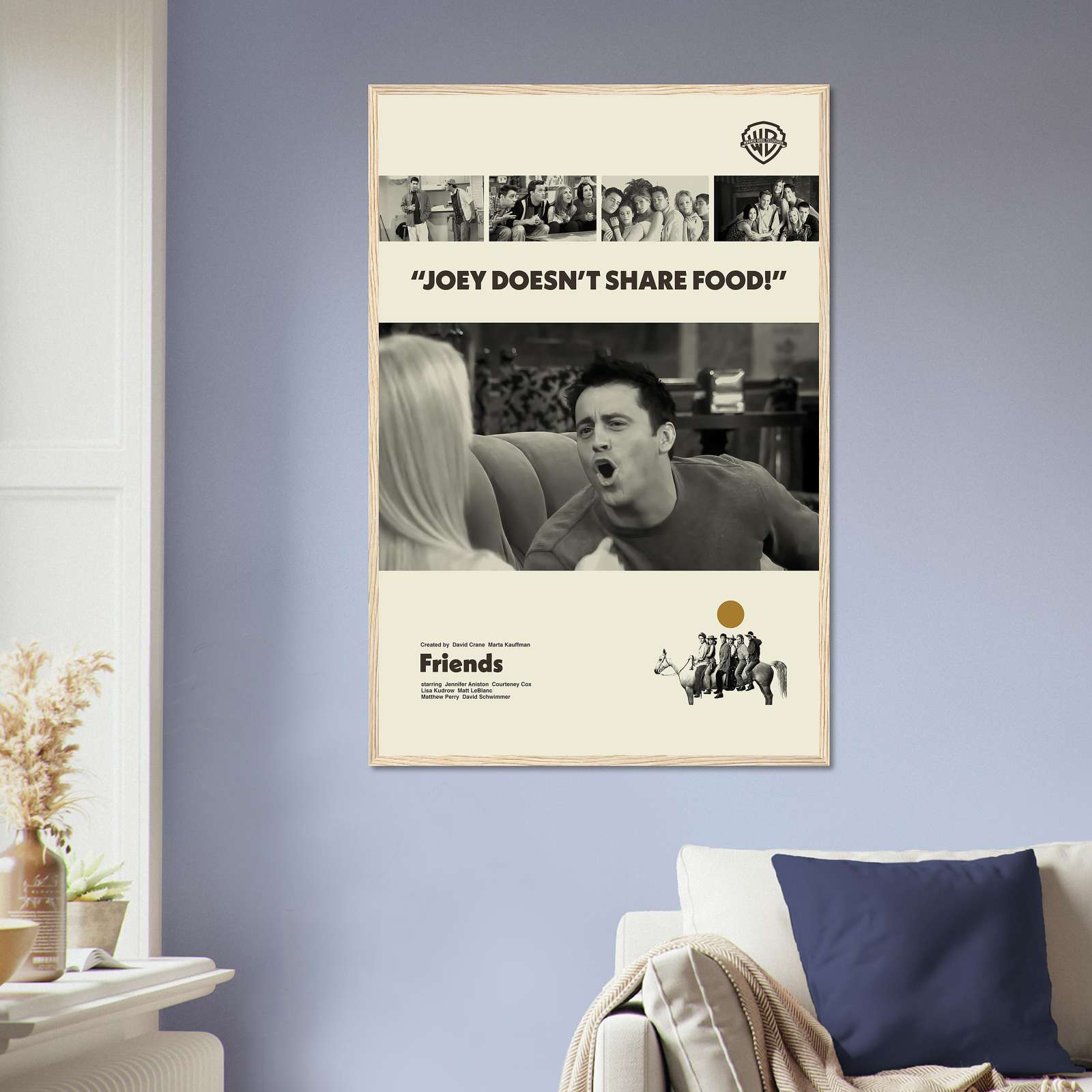 Friends Tv Series Poster, Vintage Movie Poster, Movie Poster, Full-Size ...