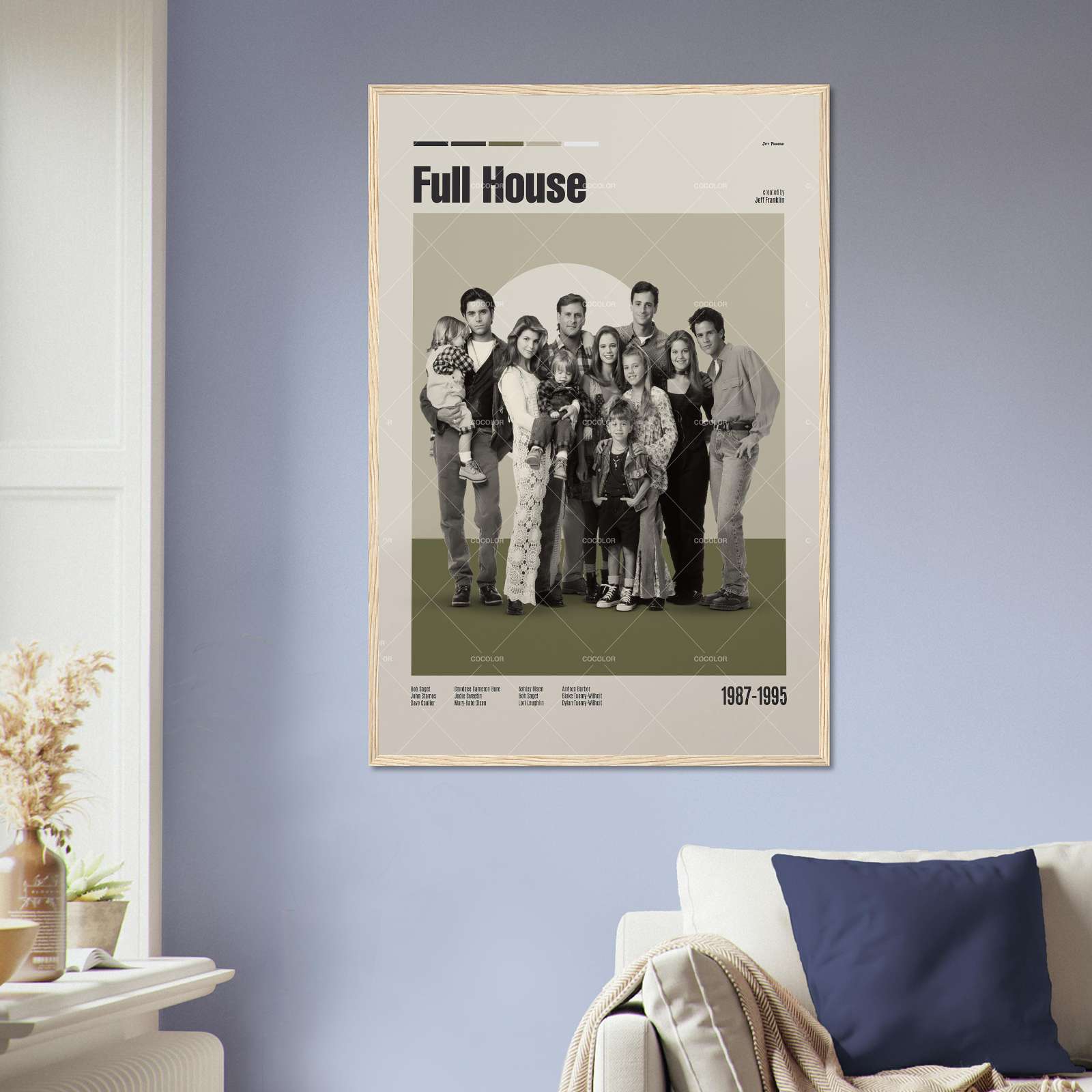 Full House Tv Series Poster, Vintage Movie Poster, Movie Poster, Full ...