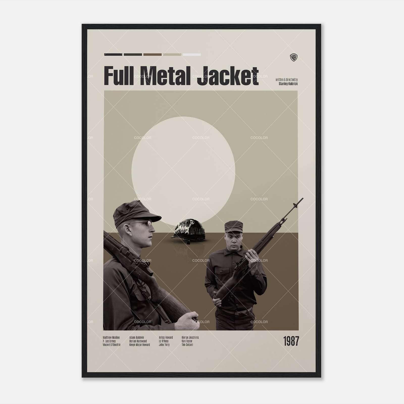 Full Metal Jacket Movie Poster, Full Metal Jacket Poster, Full-Size ...