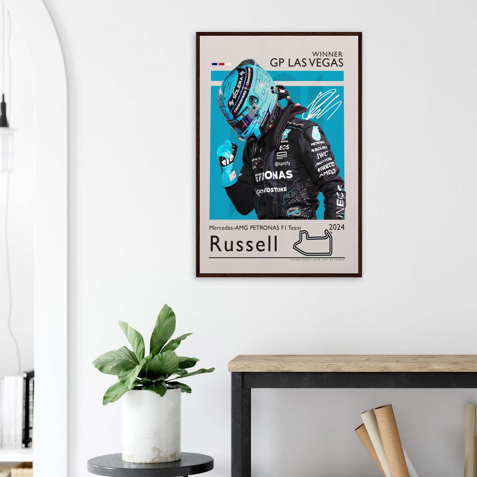 George Russell Poster, Formula One Poster, F1 Racing Poster, Motorsport ...