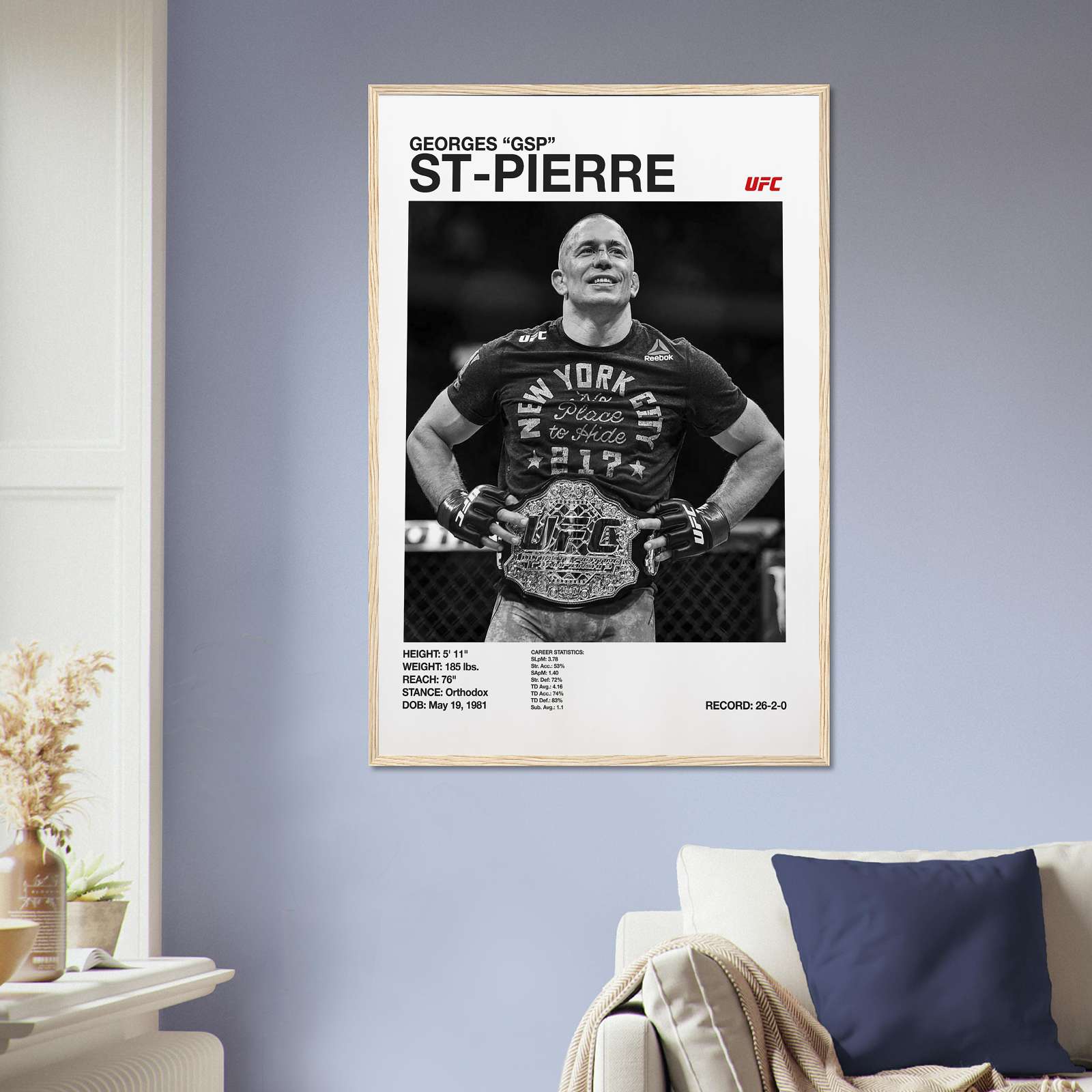Georges St Pierre Poster, Mma Poster, Boxing Poster, Sports Poster ...
