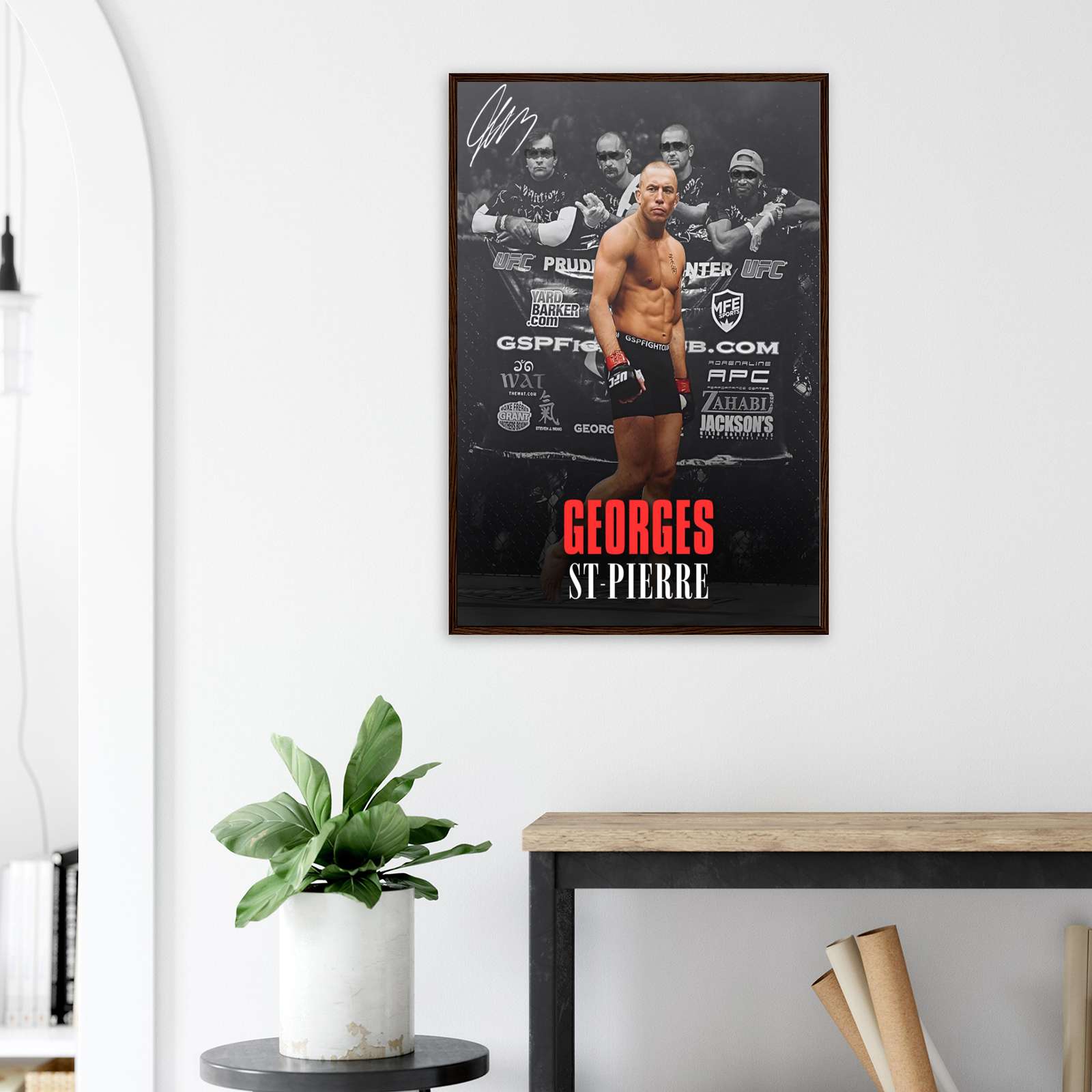 Georges St Pierre Poster, Mma Poster, Fighter Motivation, Full-Size ...