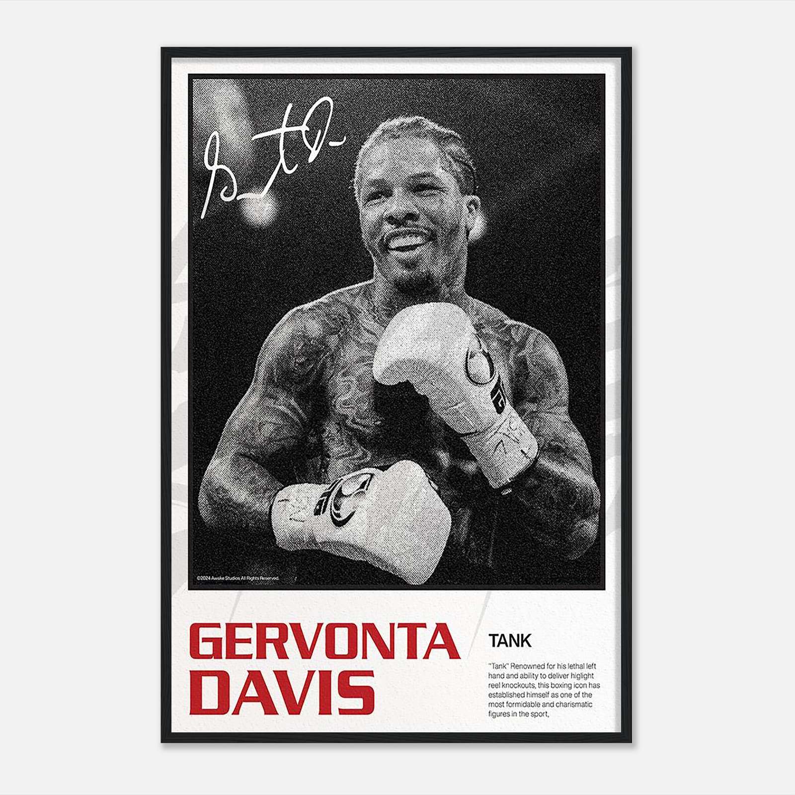 Gervonta Davis Poster, Abdul Wahid Poster, Sports Gift, Boxing Fighter ...