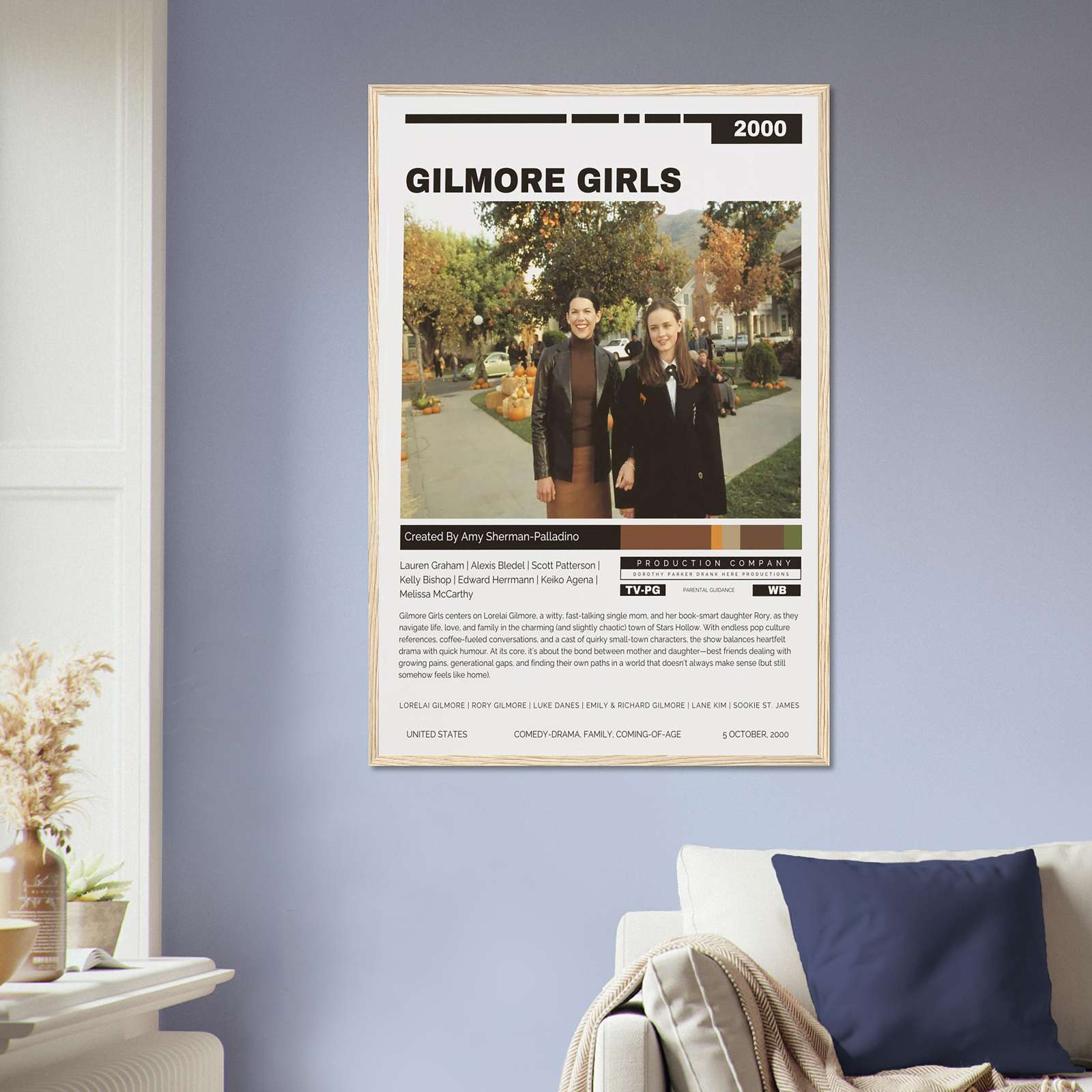Gilmore Girls Tv Series Poster, Gilmore Girls Tv Show Poster, Full-Size ...