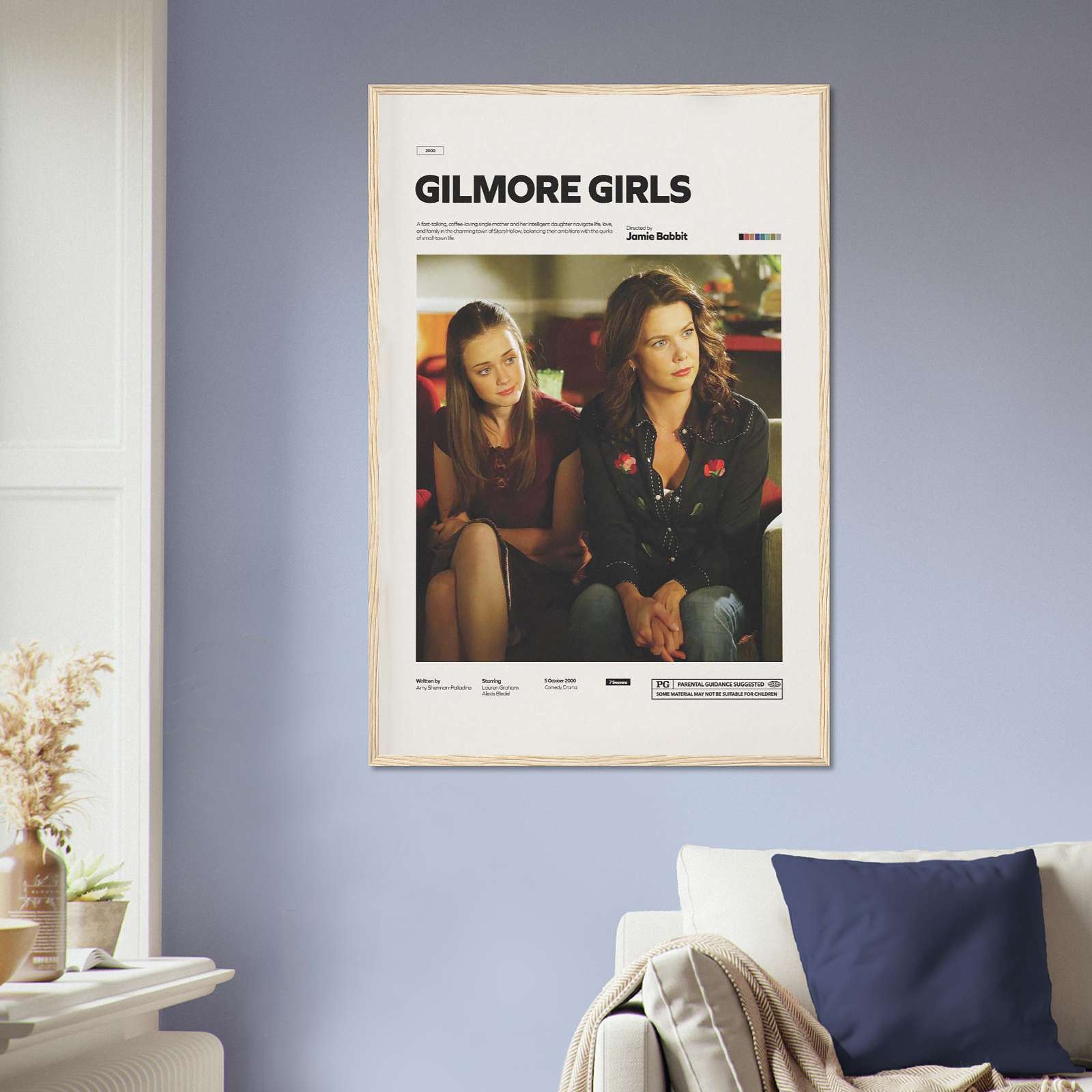 Gilmore Girls Tv Series Poster, Movie Poster, Lauren Graham And Alexis ...