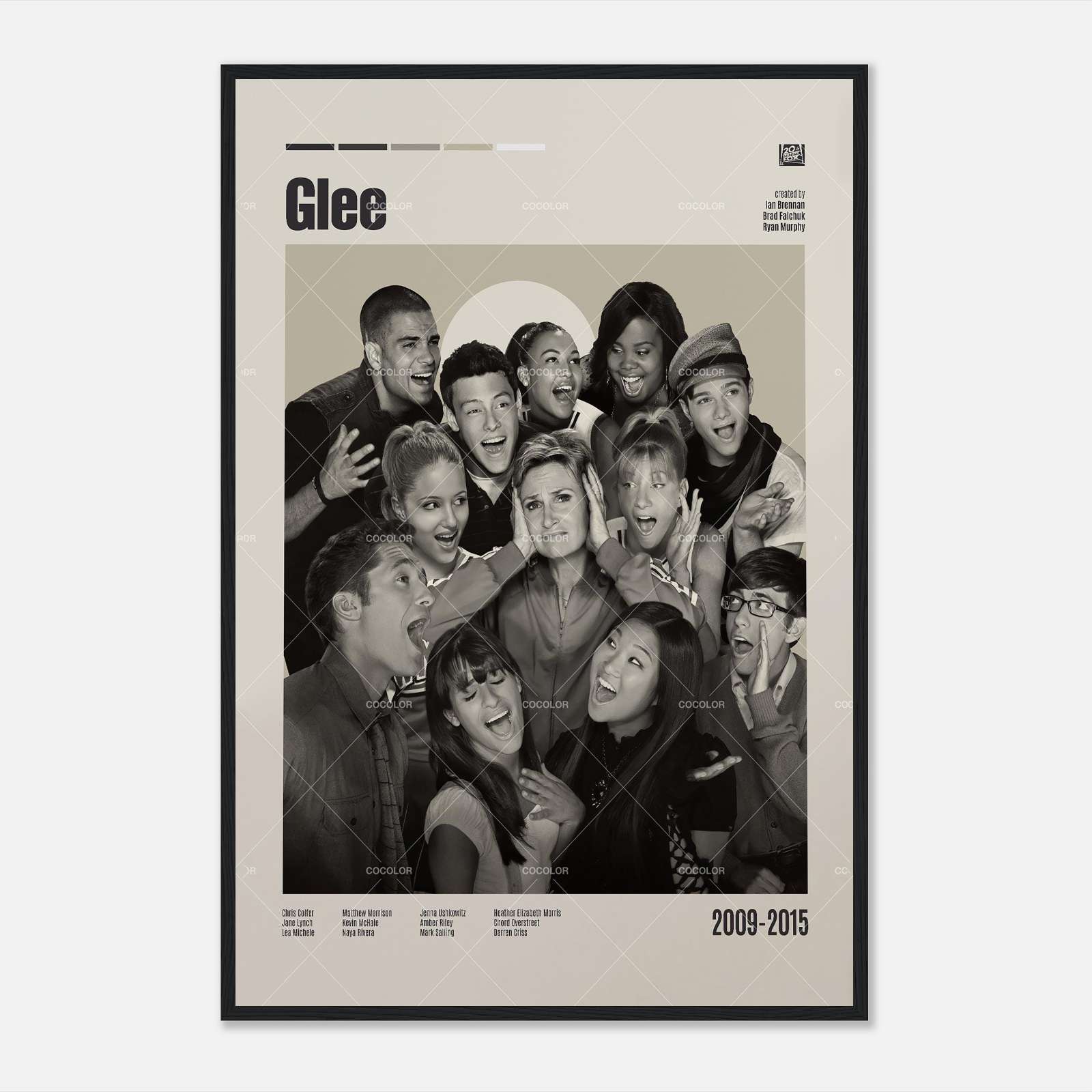 Glee Movie Poster, Retro Tv Show Poster, Minimal Movie Art, Best Movies ...