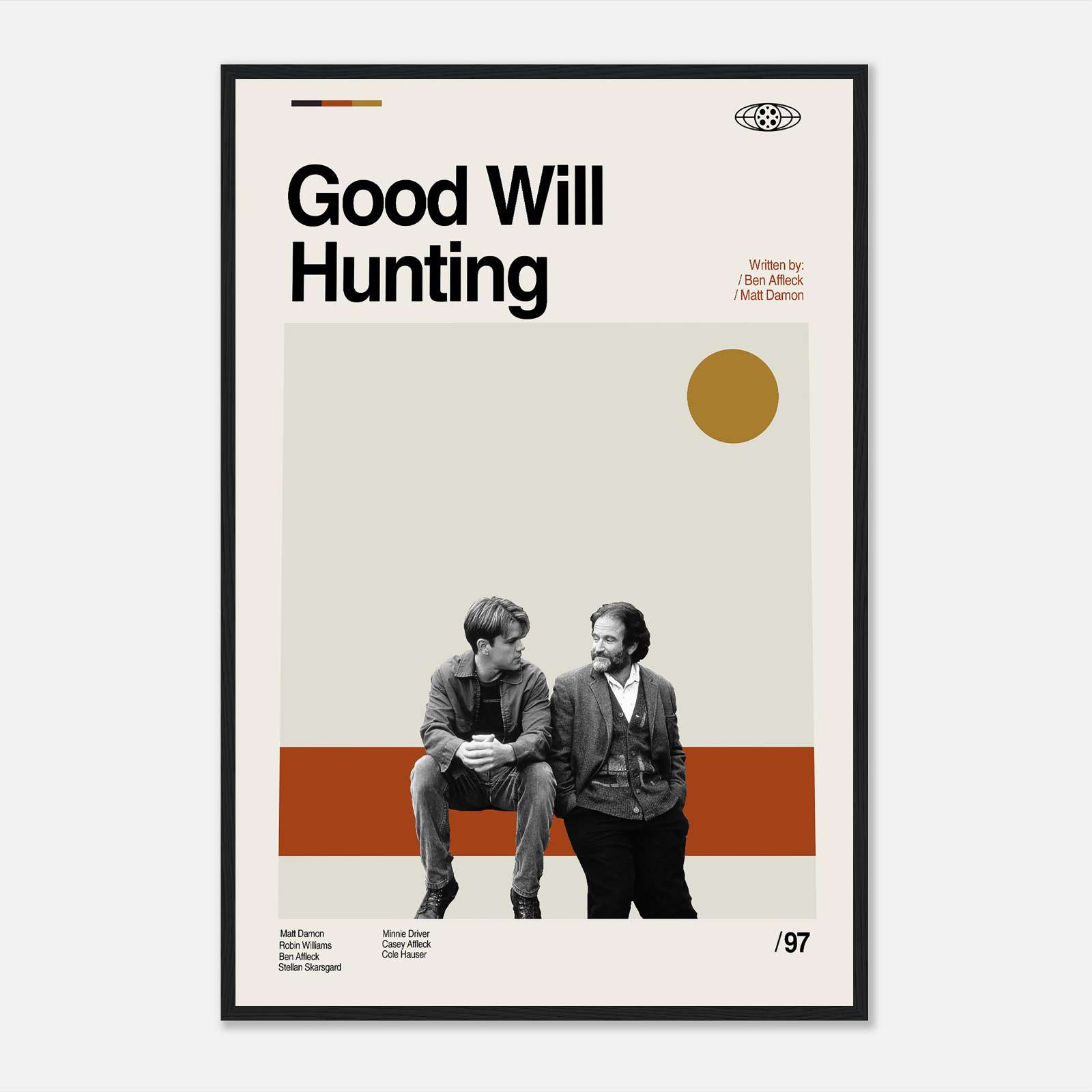 Good Will Hunting Movie Poster, Vintage Movie Poster, Full-Size Poster ...