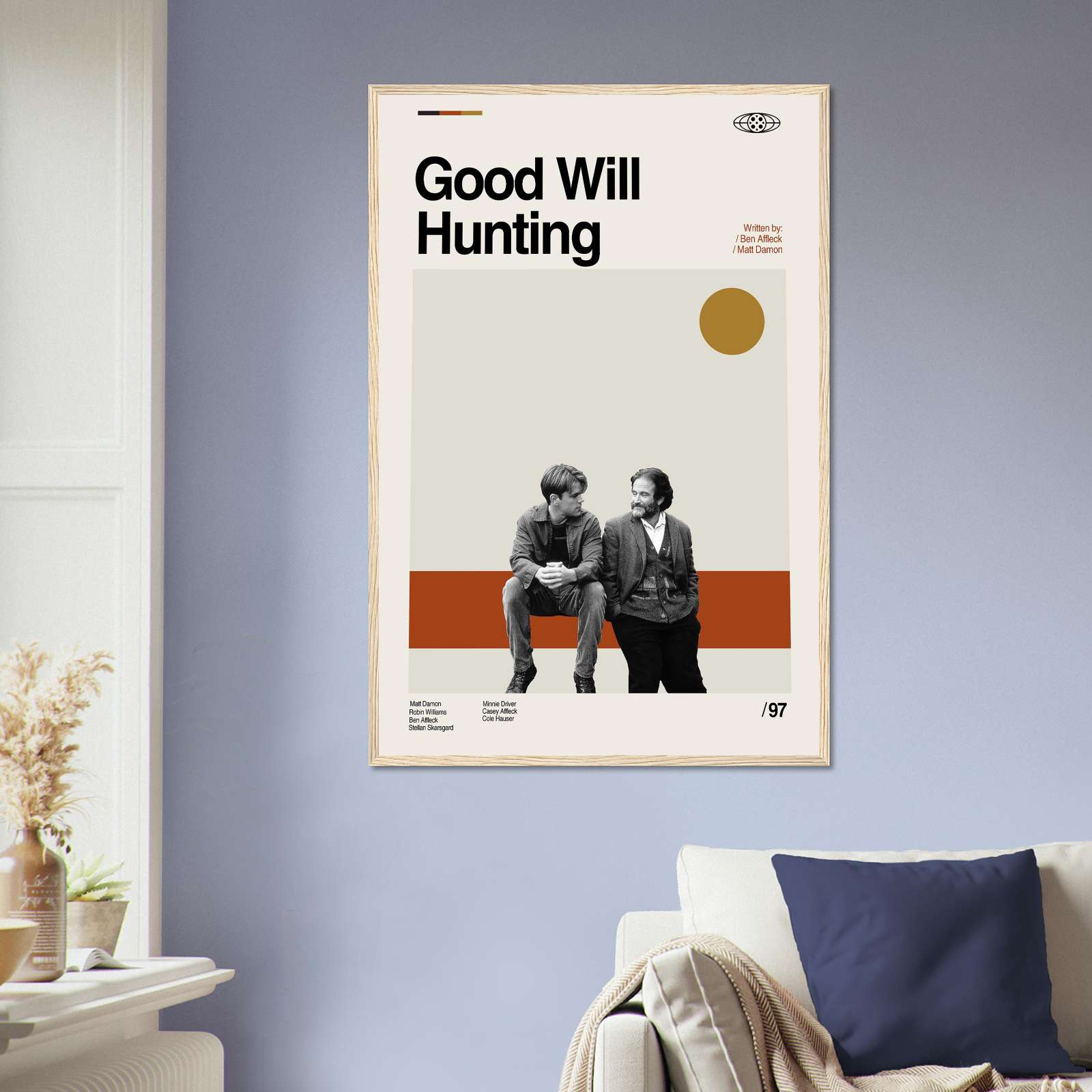 Good Will Hunting Movie Poster, Vintage Movie Poster, Full-Size Poster ...