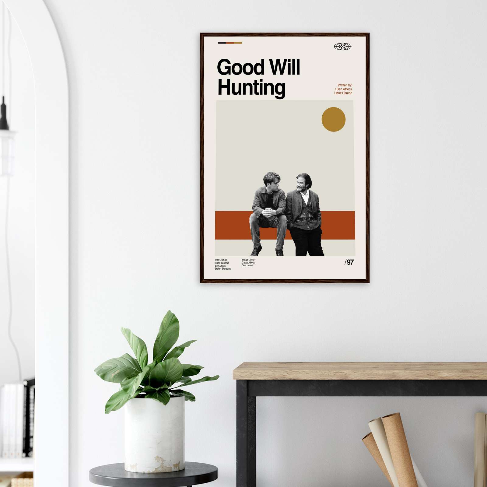Good Will Hunting Movie Poster, Vintage Movie Poster, Full-Size Poster ...