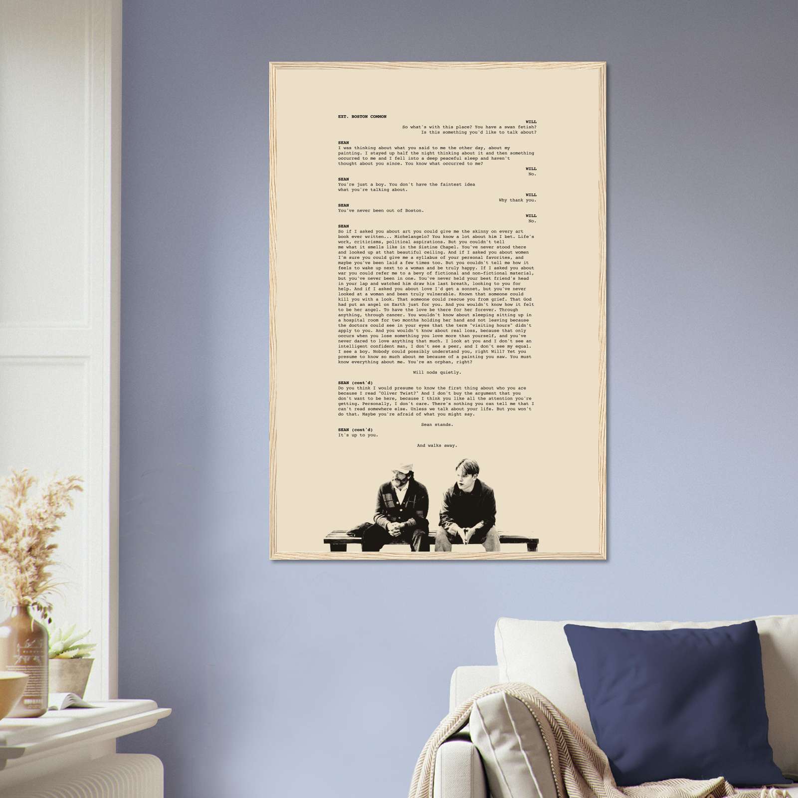 Good Will Hunting Movie Poster, Will Hunting Poster Vintage Movie ...