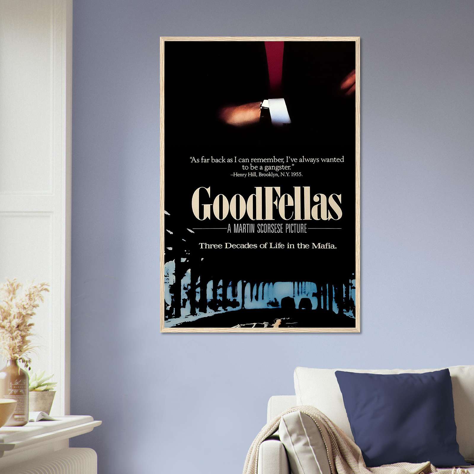 Goodfellas 1990 Classic Movie Poster, Film Fan Collectibles 2, Full ...