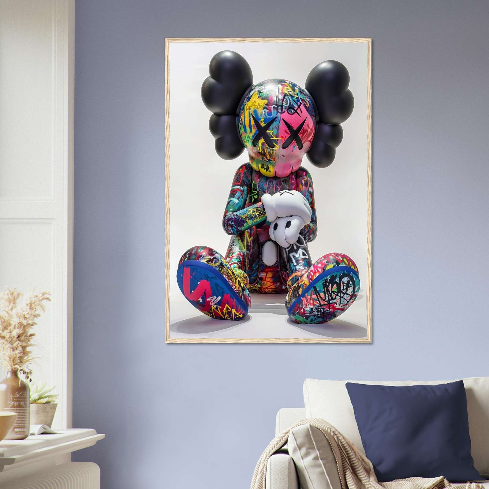 Graffiti Kaws Kaws Poster, Full-Size Poster, Ready to Hang - Citiesbox