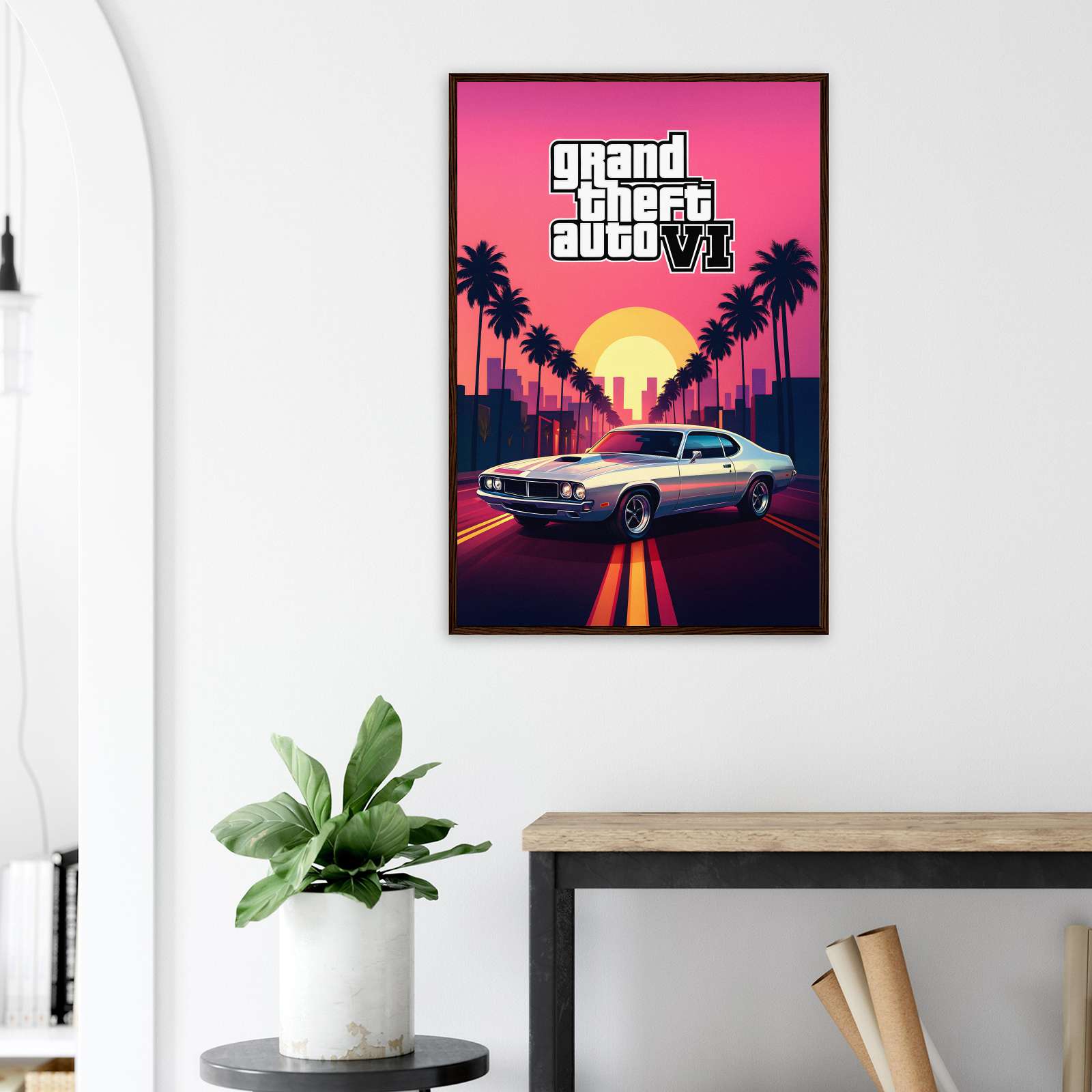 Grand Theft Auto Vi Poster, Gta 6 Game Poster, Video Game Poster, Full ...